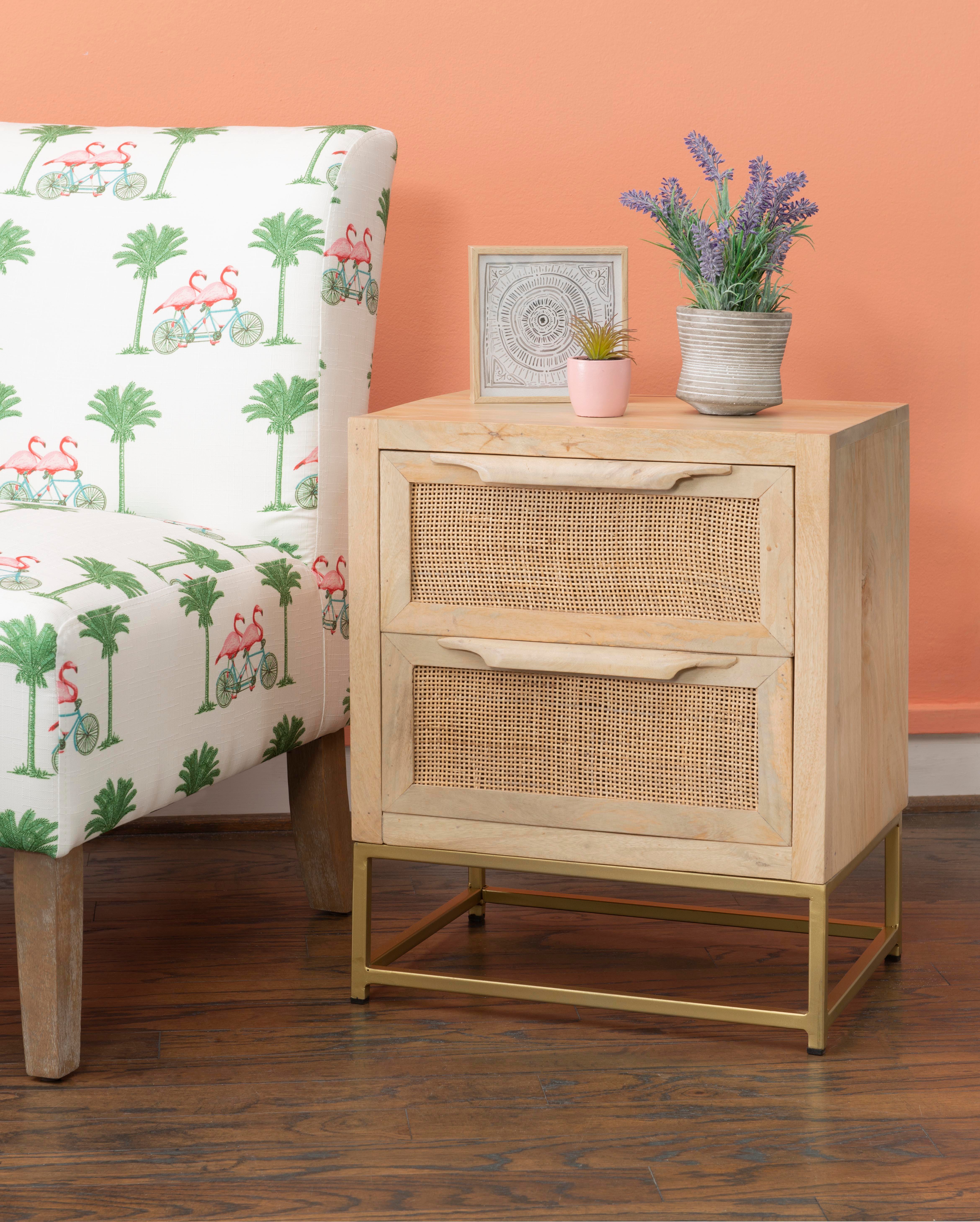 Click here for Rattan Cabinet Two Drawers  Natural prices