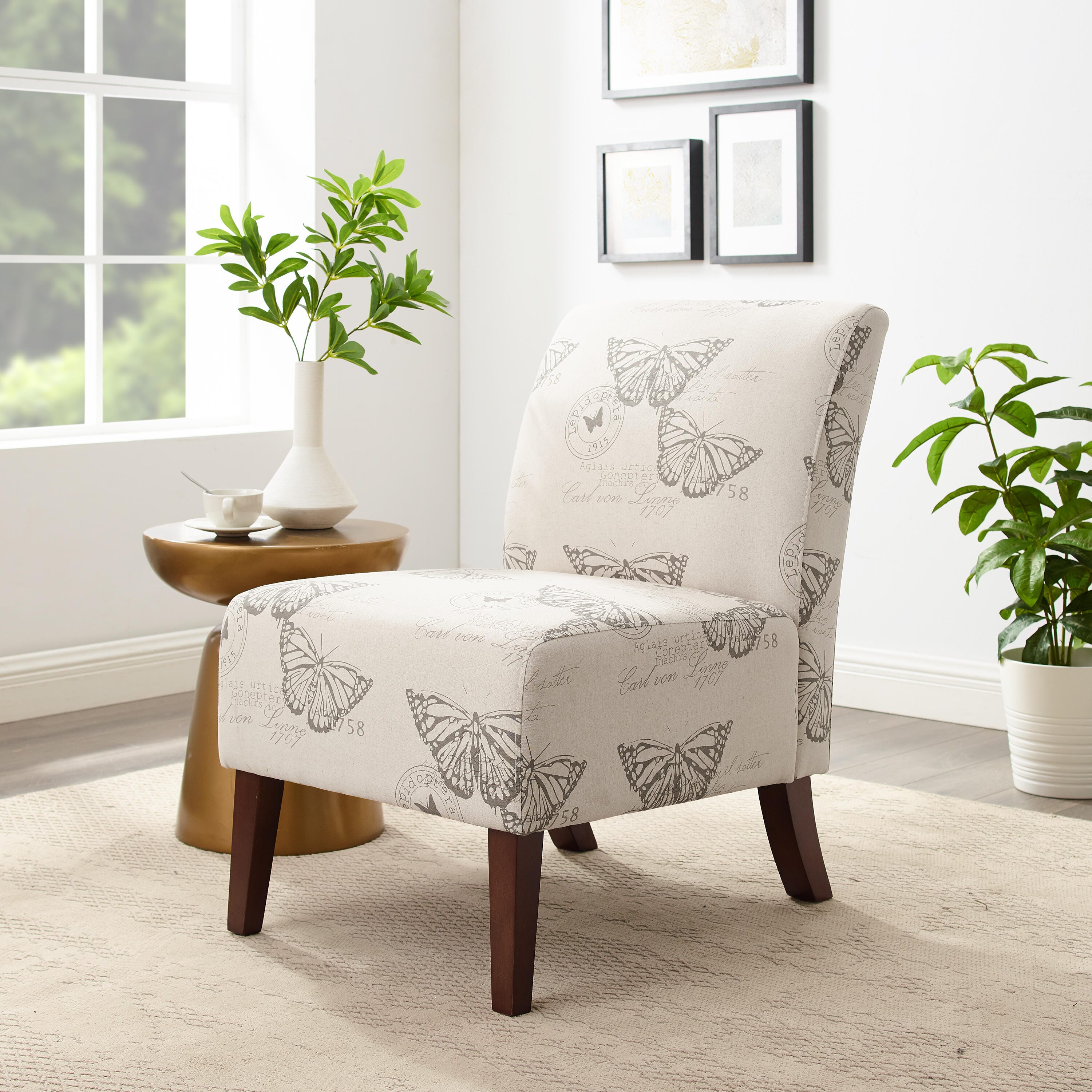 Click here for Sandy Butterfly Accent Chair  Dark Espresso prices