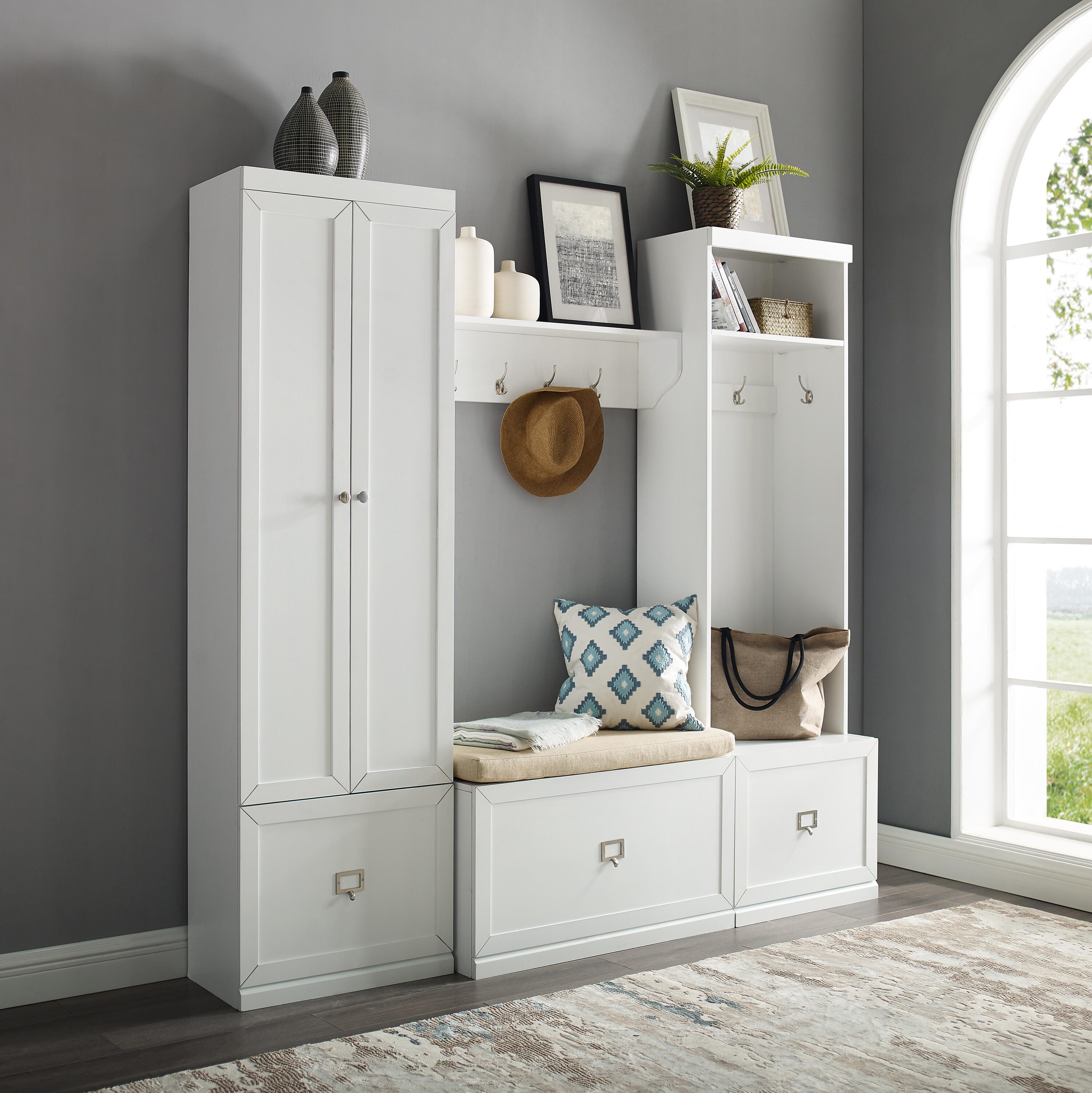 Click here for Crosley Furniture Harper 4-Piece Entryway Set with... prices