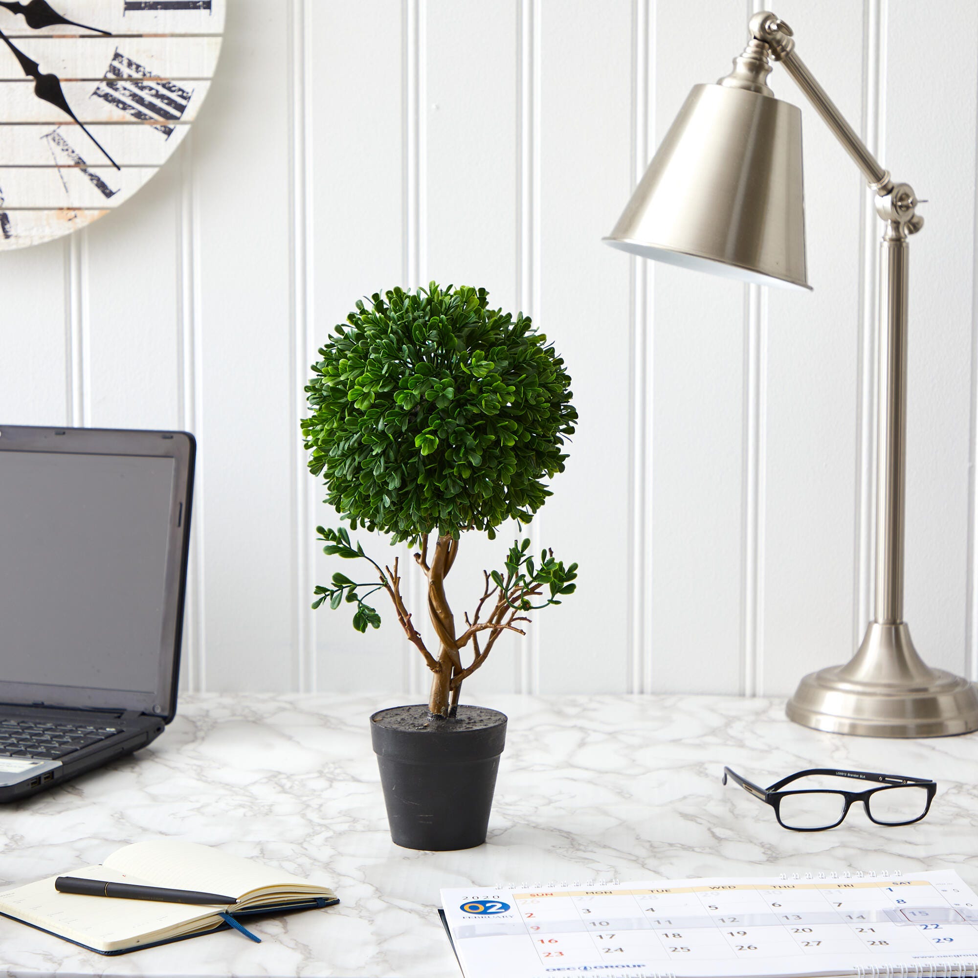 Click here for Sterling 15 Boxwood Topiary Artificial Tree UV Res... prices