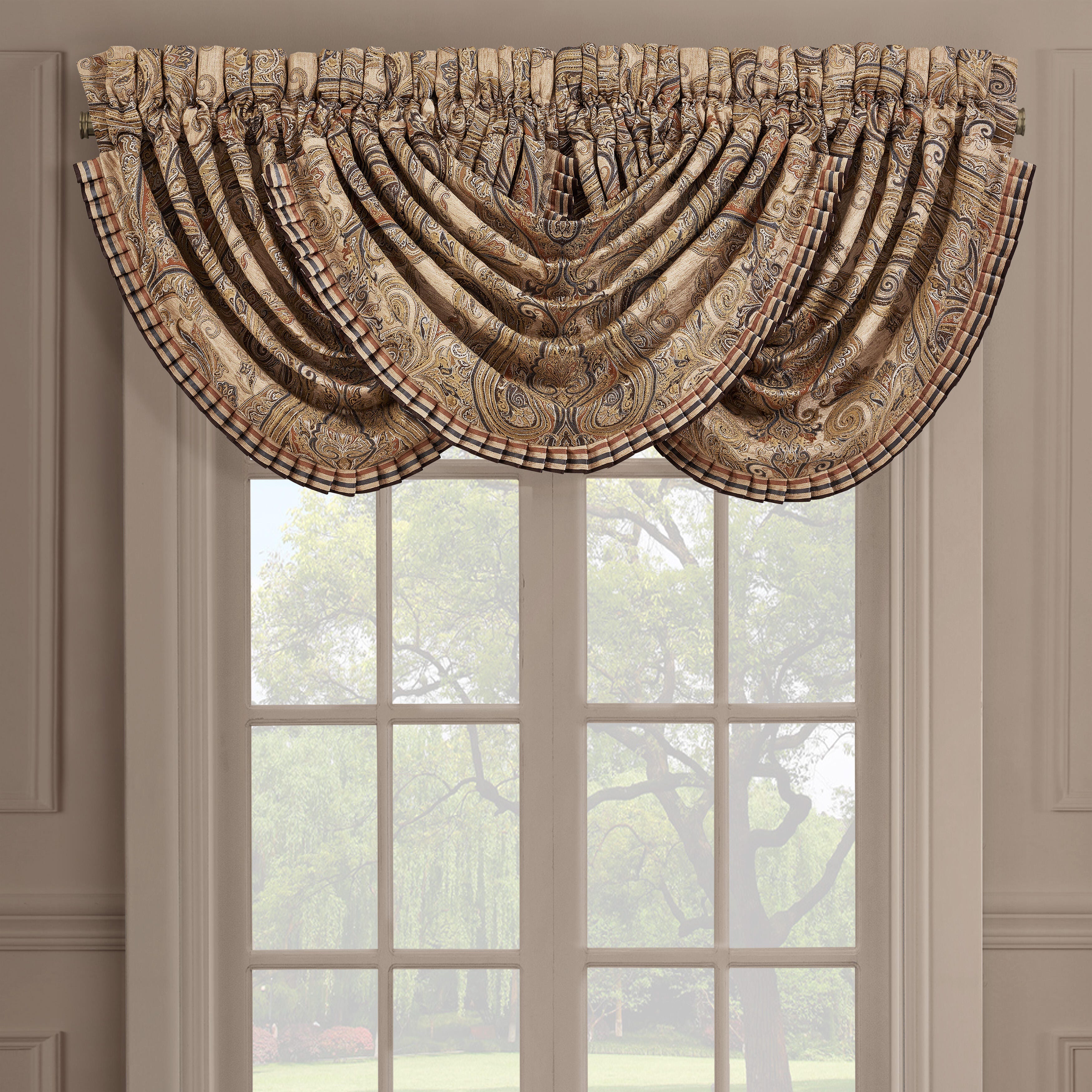 Click here for J. Queen New York Luciana Window Waterfall Valance... prices