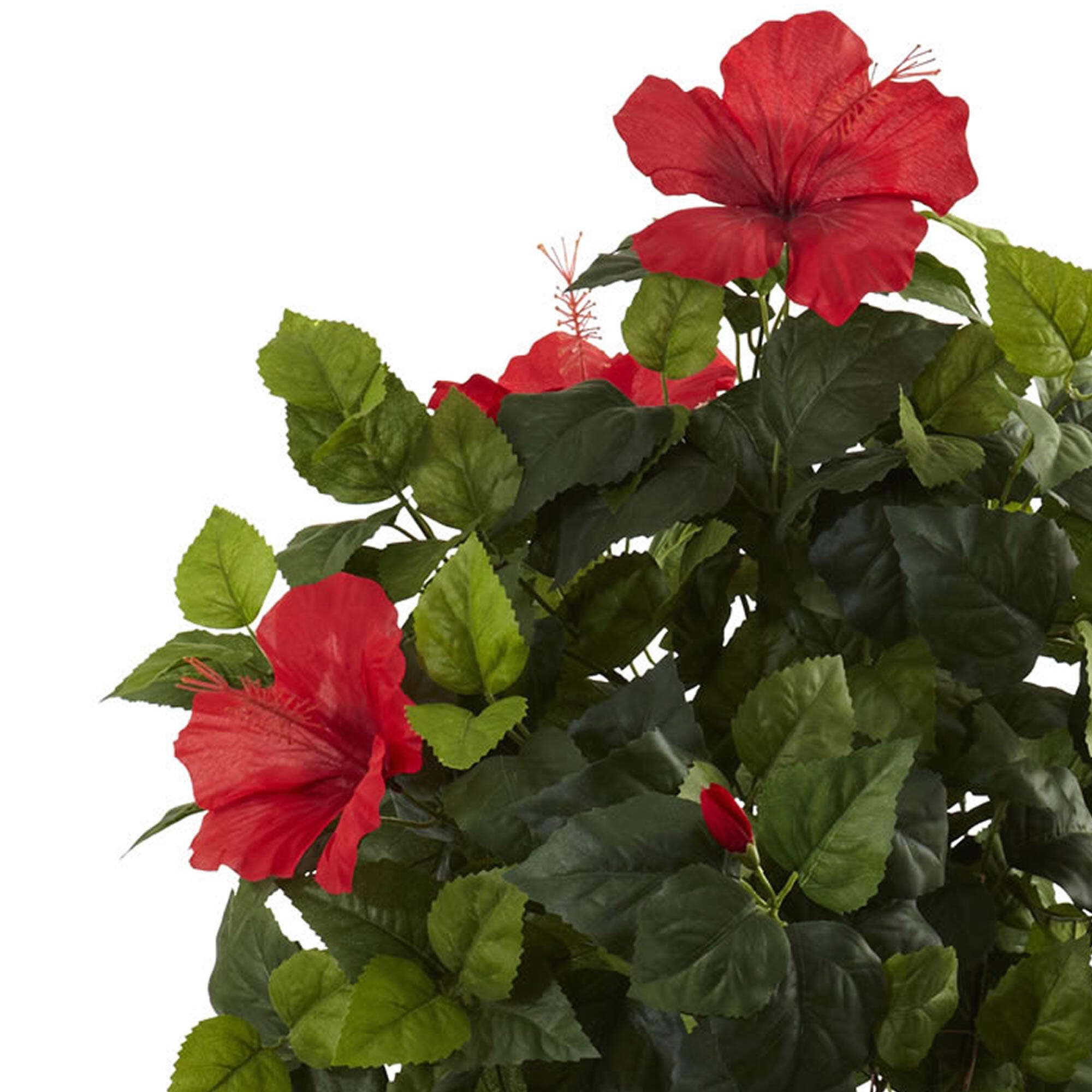 Click here for Nearly Natural 4 Hibiscus Tree  Red prices