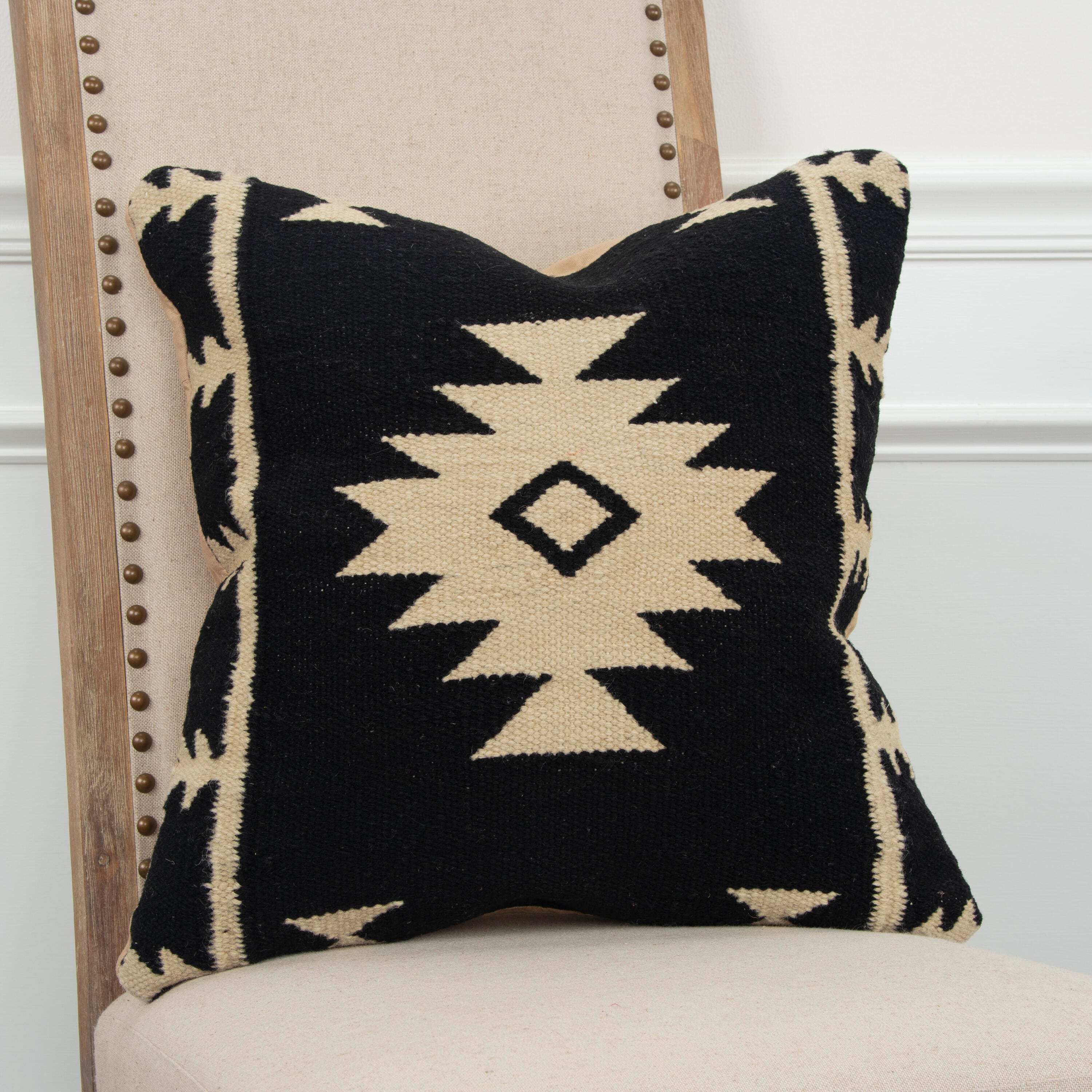 Click here for Home Accents Southwestern Stripe Throw Pillow  Bla... prices