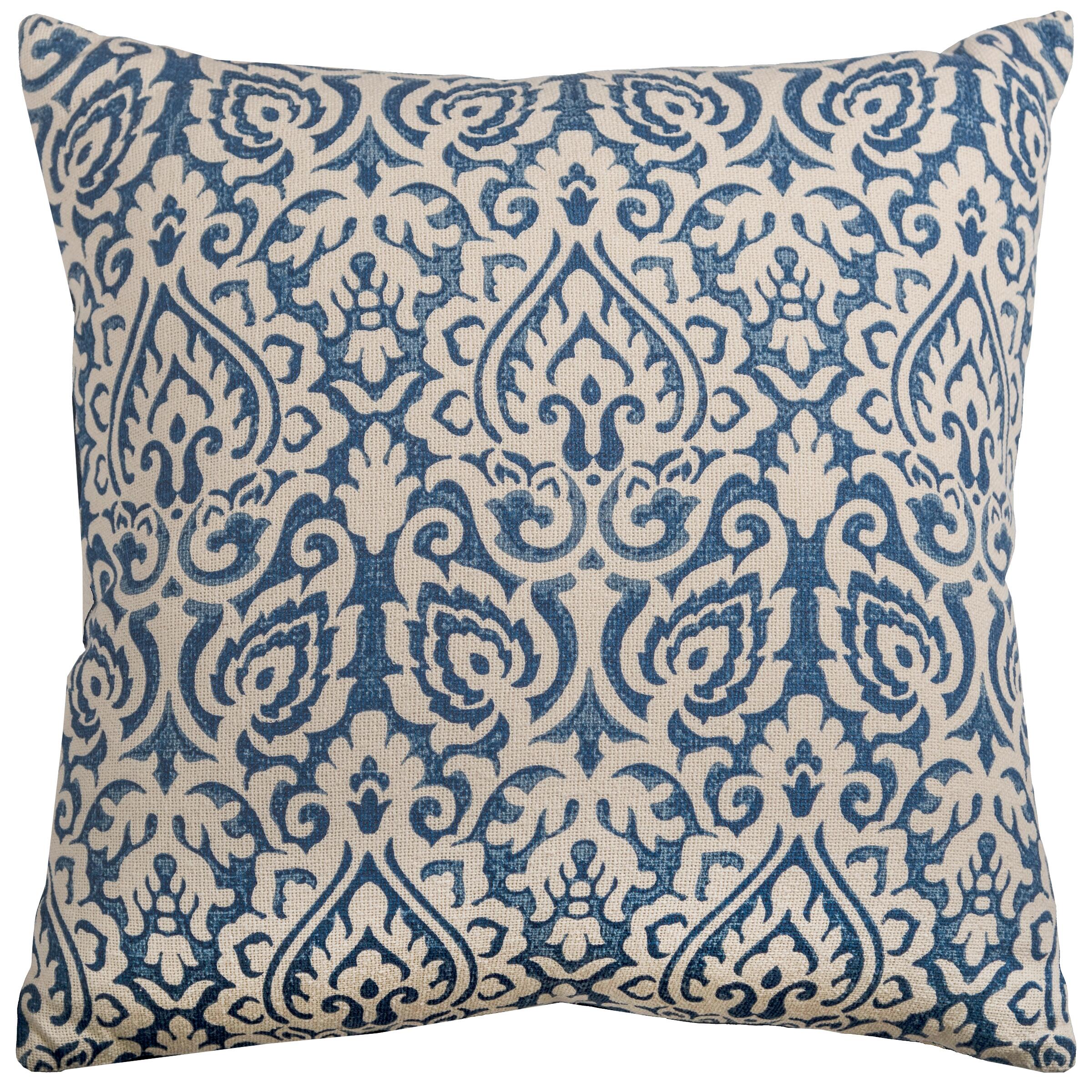 Click here for Home Accents Damask Throw Pillow  Navy prices