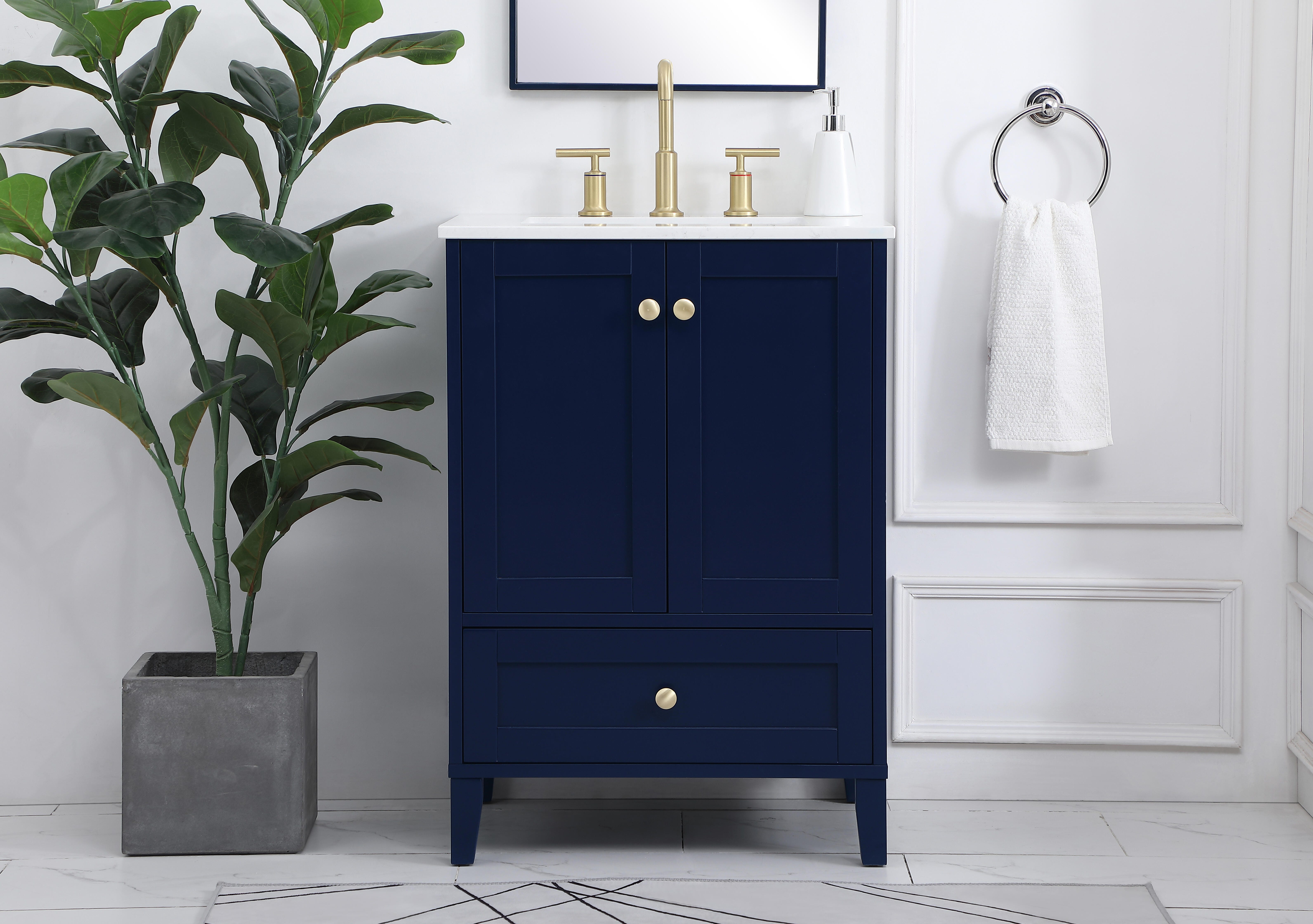 Click here for Sommerville 24 Single Bathroom Vanity Set  Blue prices