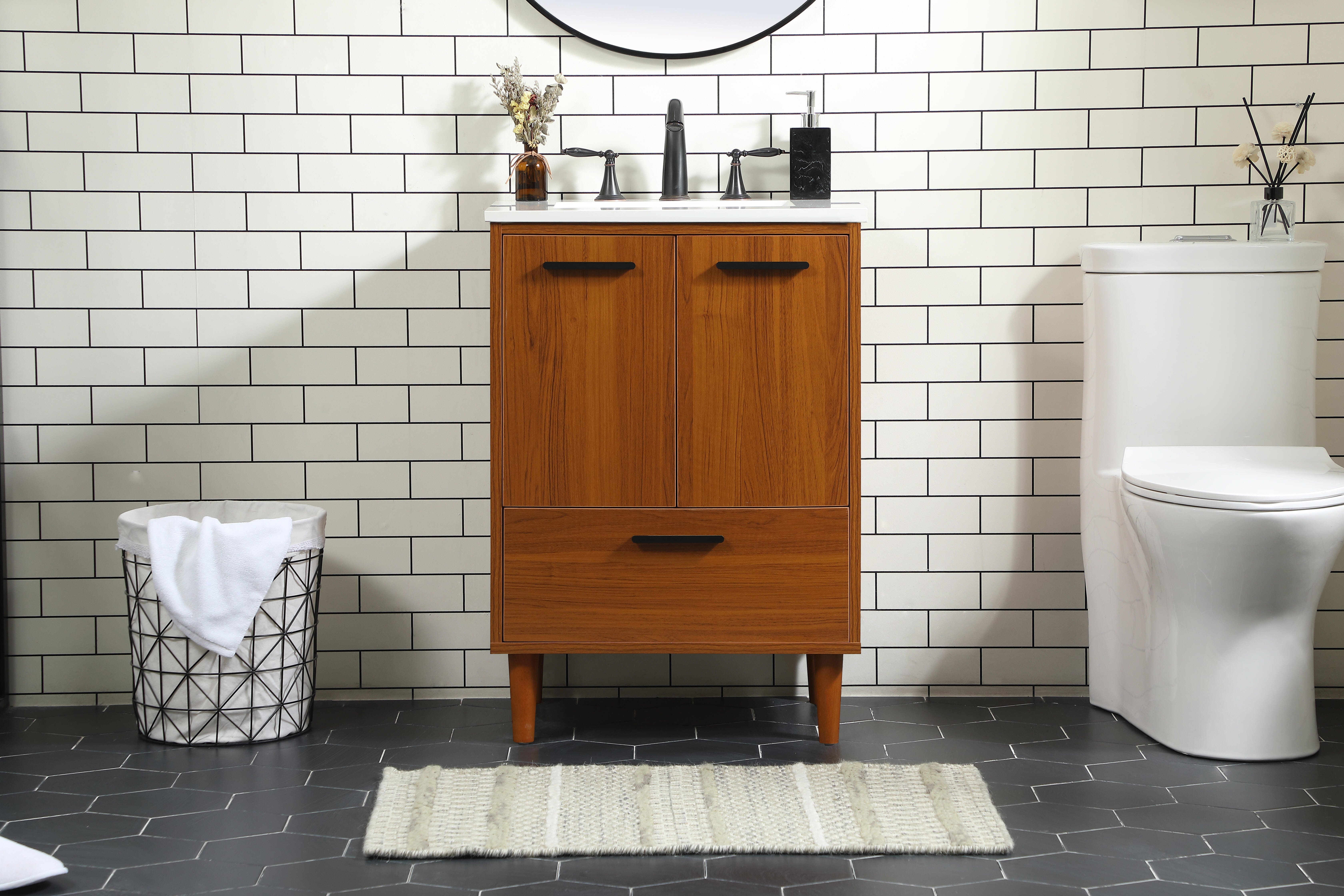 Click here for Baldwin 24 Single Bathroom Vanity Set  Teak prices