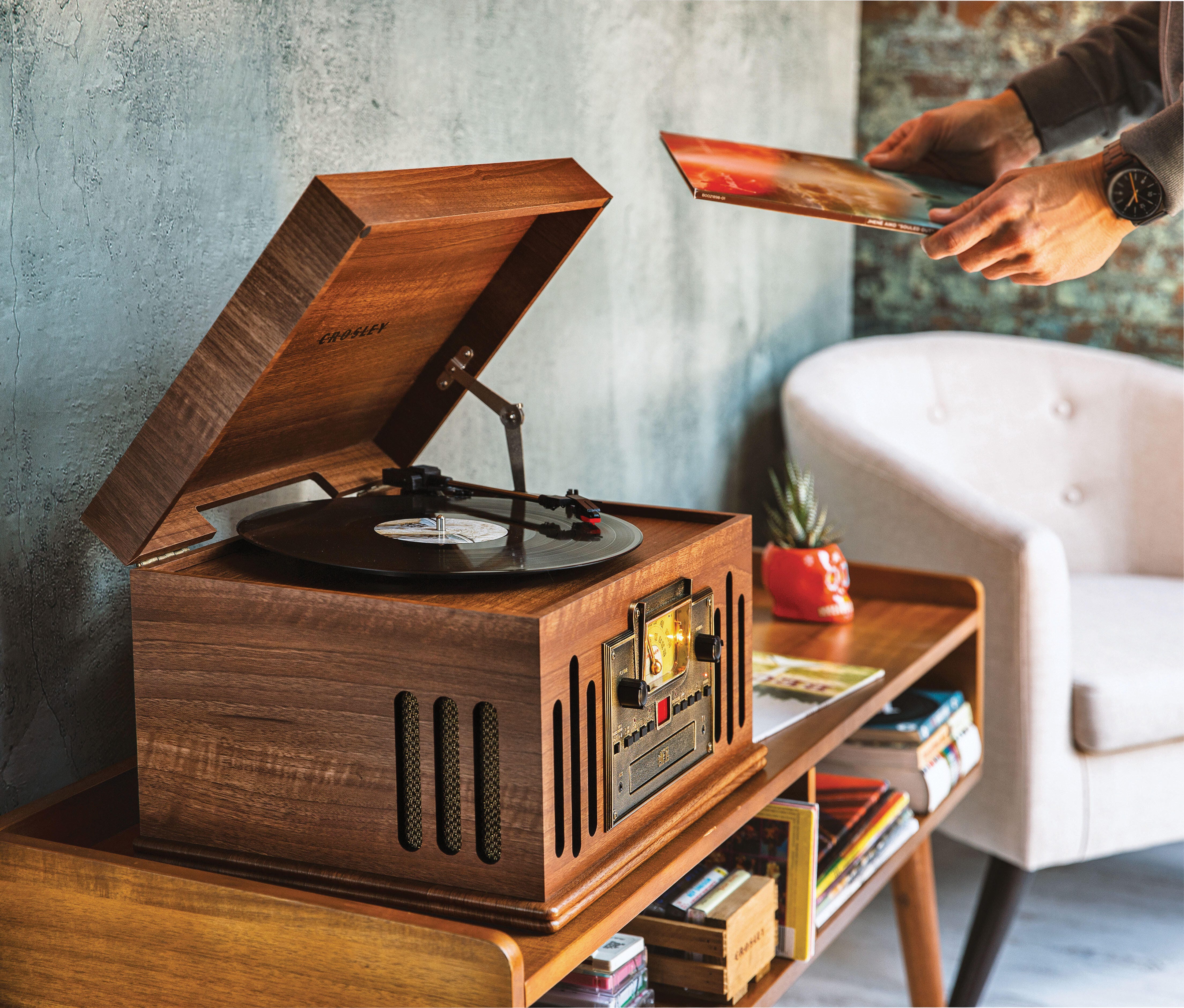 Click here for Crosley Musician Entertainment Center  Walnut prices