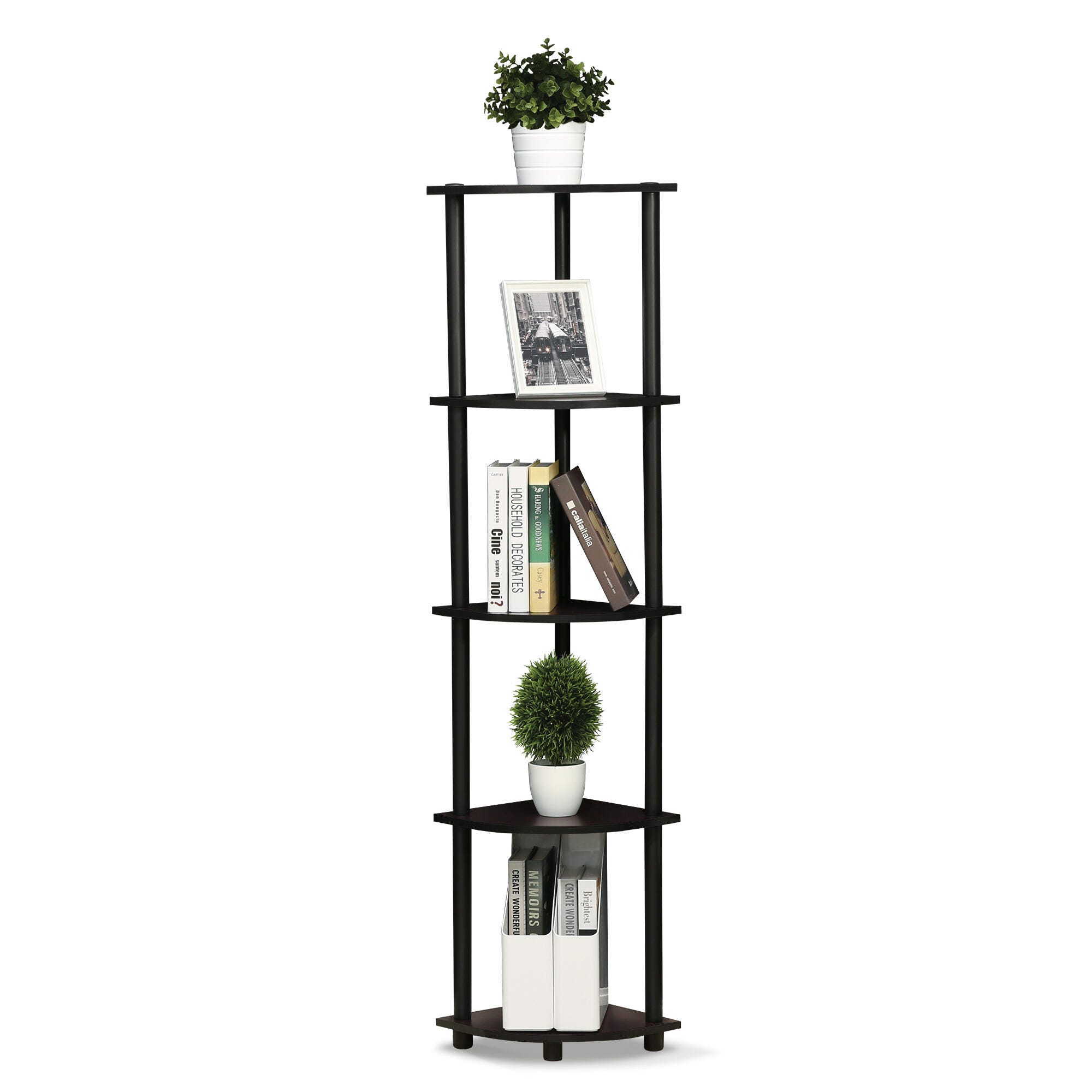 Click here for Furinno Turn-N-Tube 5 Tier Corner Display Rack Mul... prices
