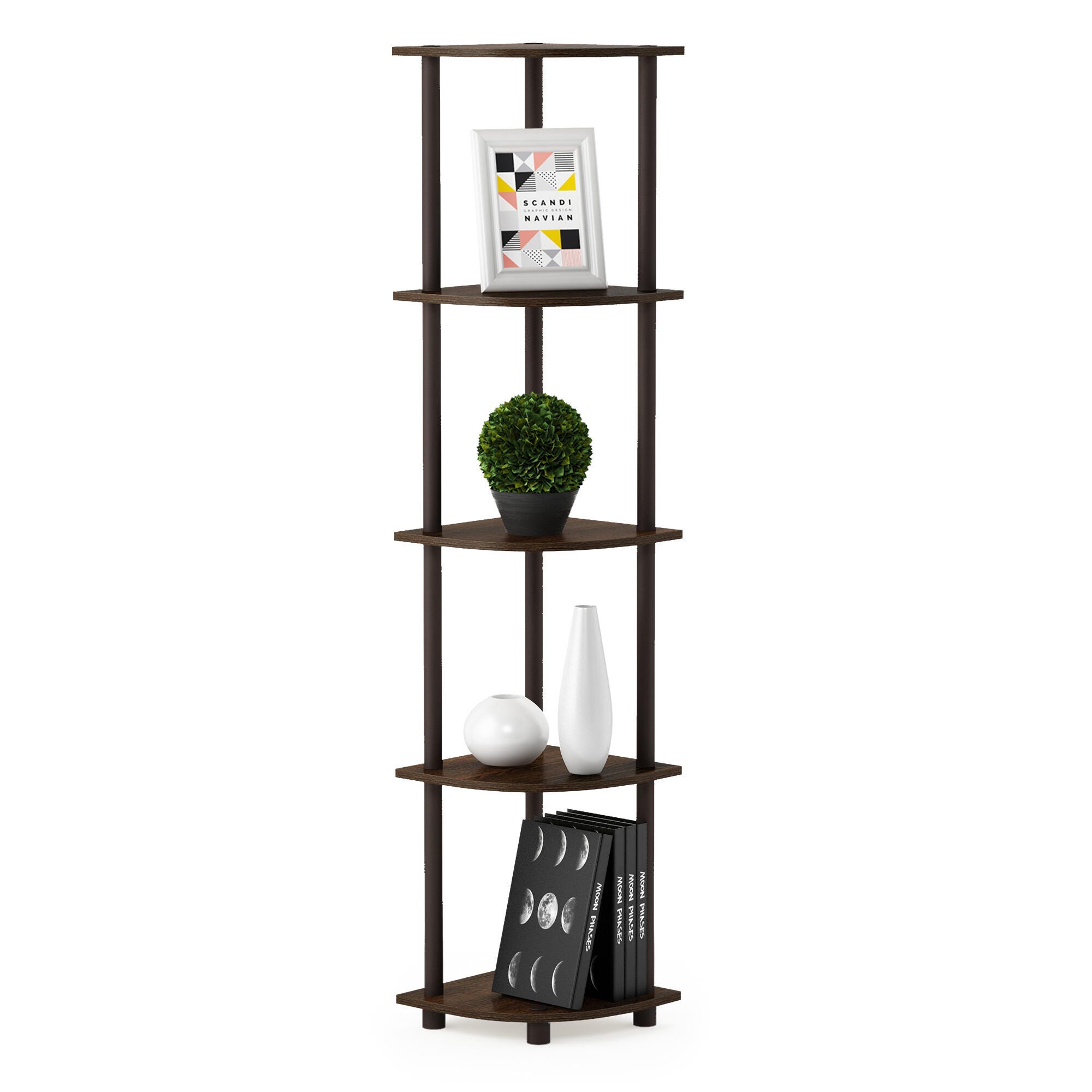 Click here for Furinno Turn-N-Tube 5 Tier Corner Display Rack Mul... prices
