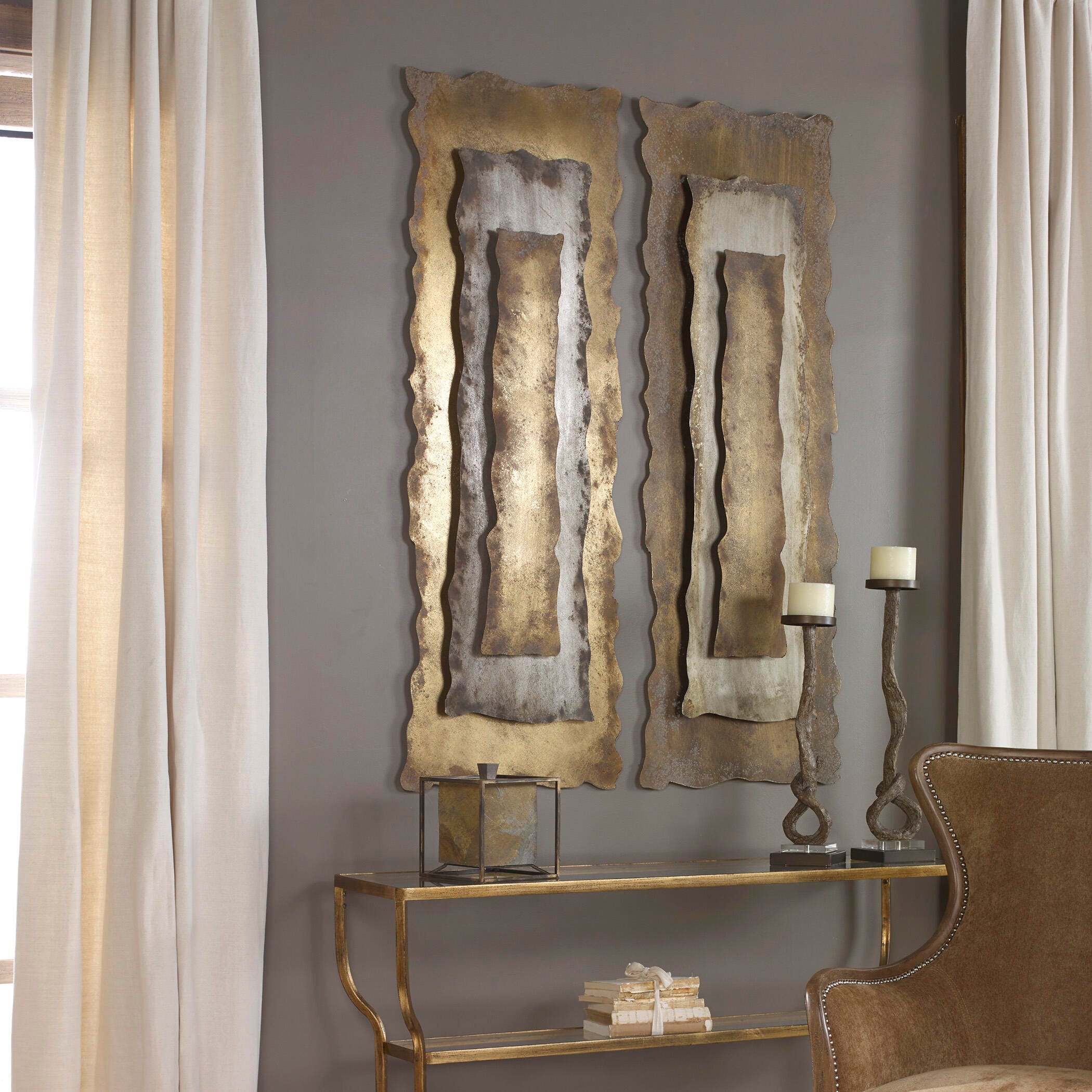 Click here for Uttermost Jaymes Oxidized Panel  Gold prices