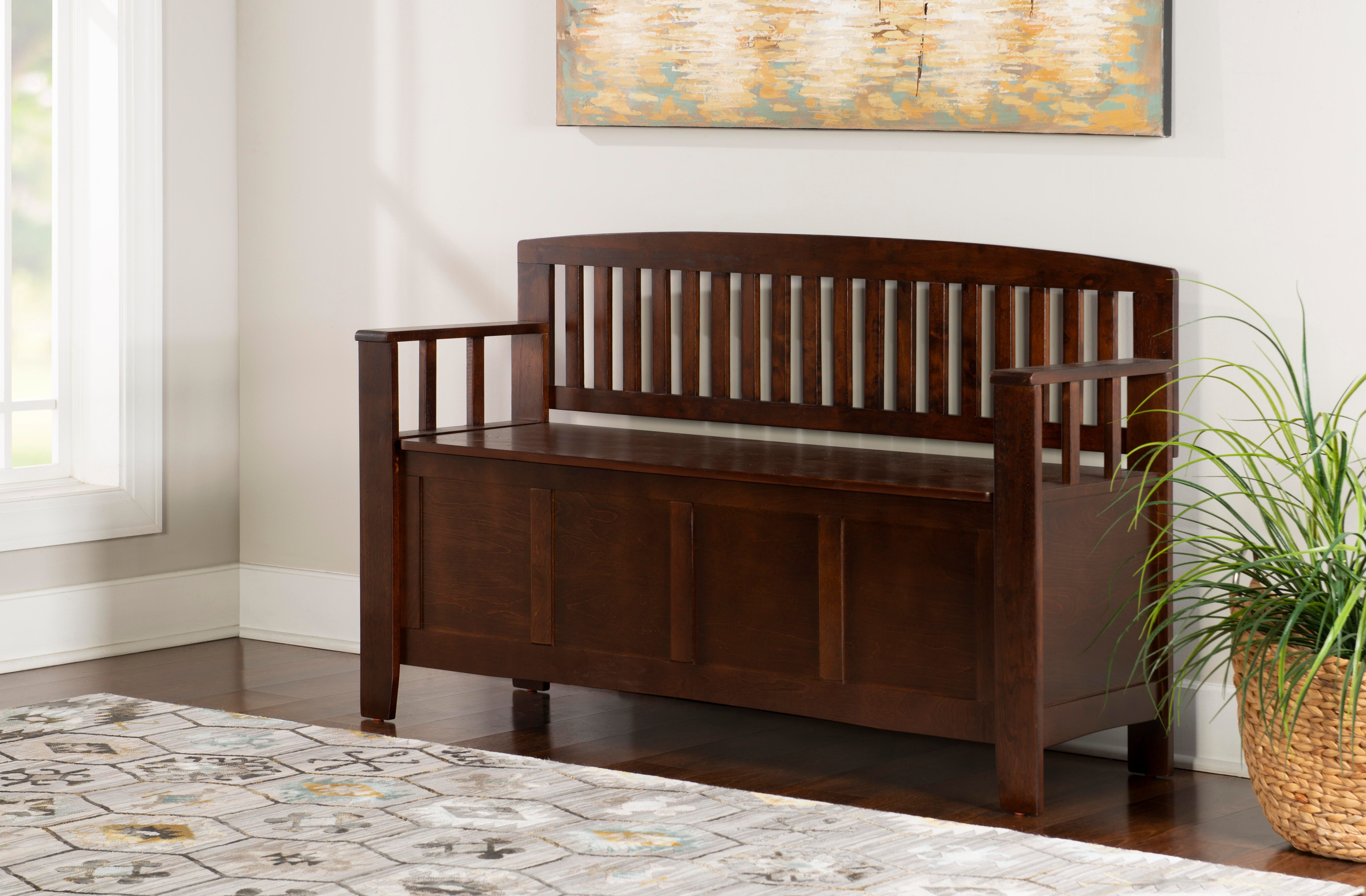 Click here for Linon Cynthia Storage Bench  Walnut prices