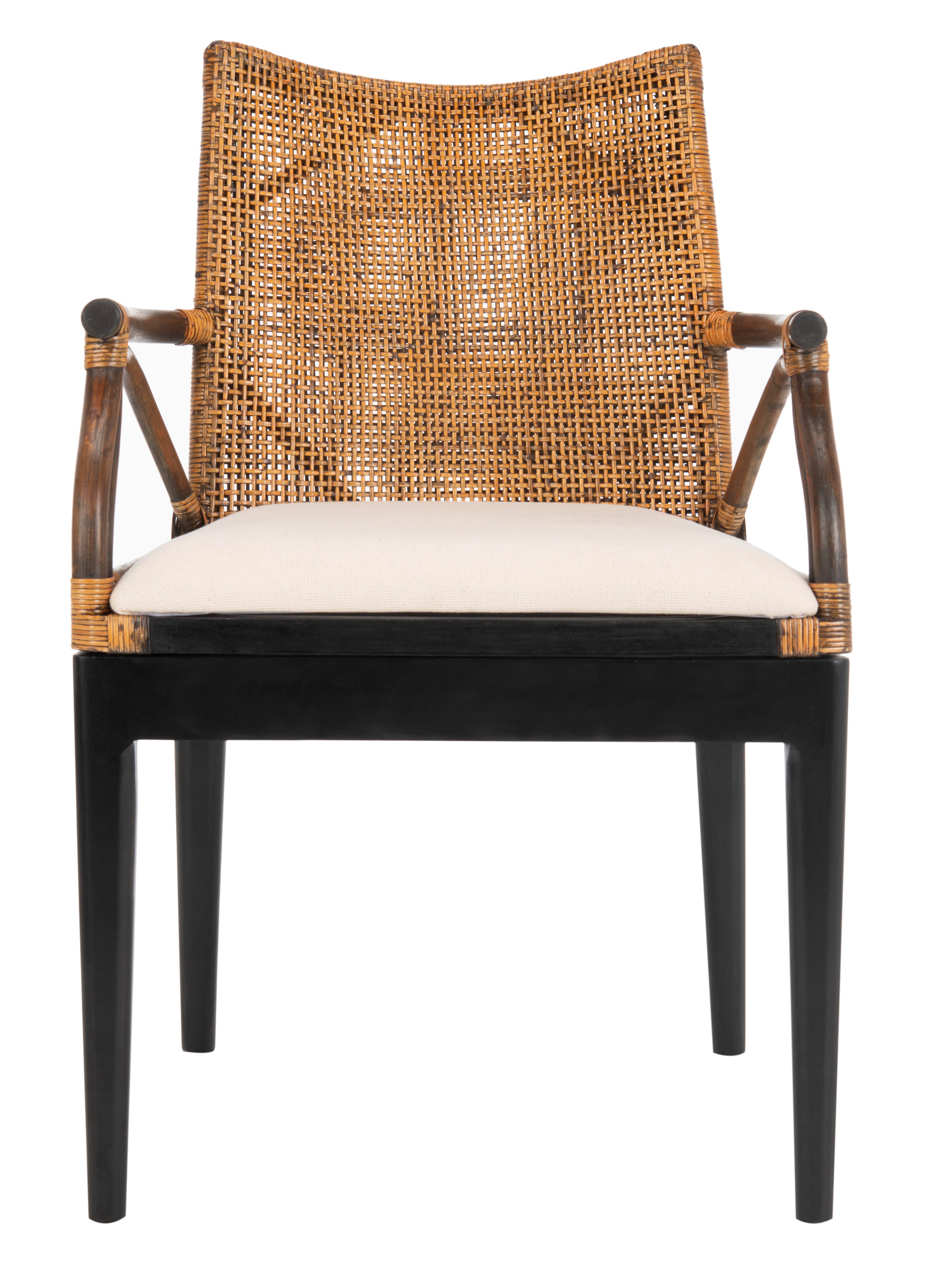 Click here for Safavieh Gianni Arm Chair  Brown/White prices