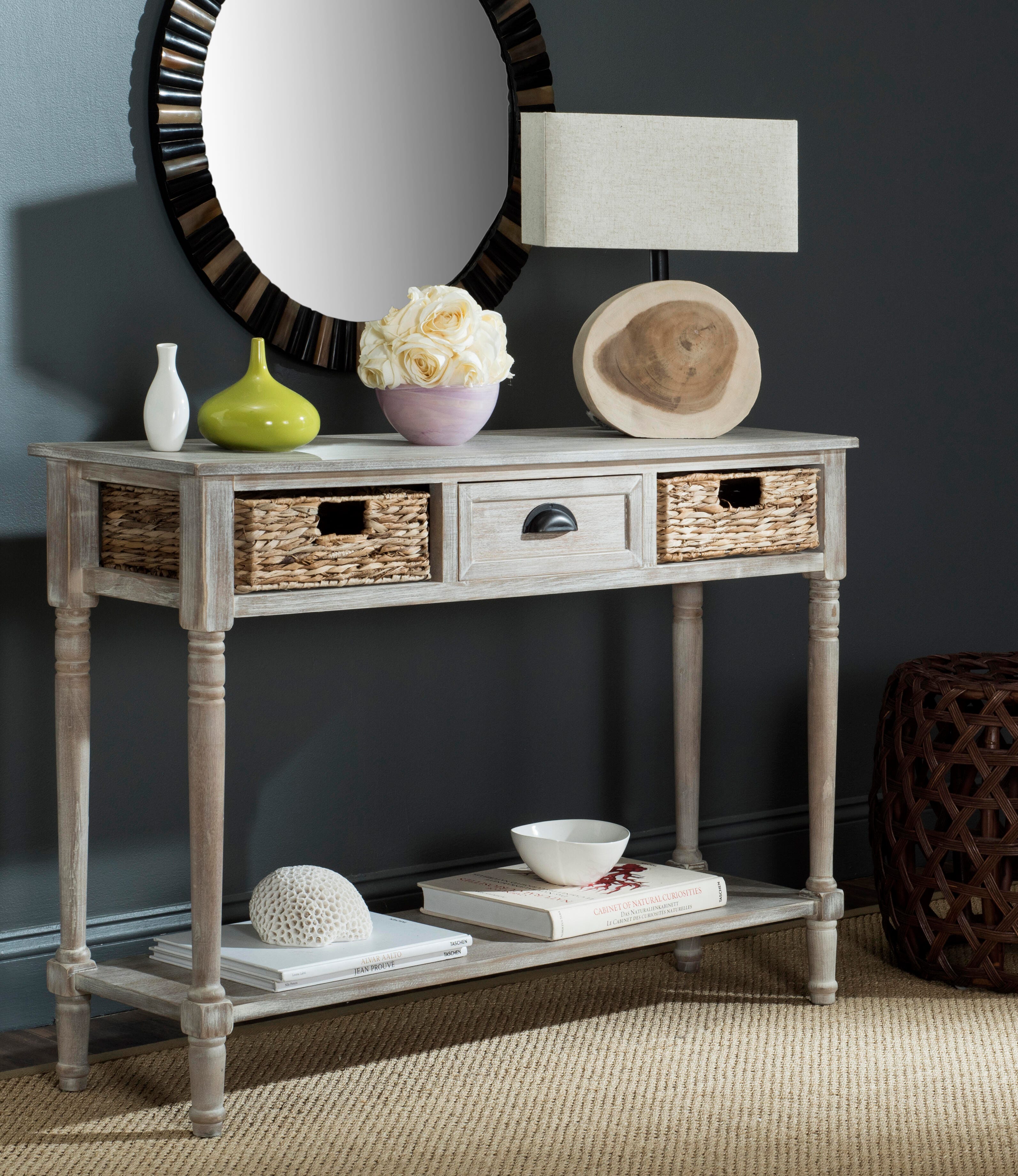 Click here for Safavieh Christa Console Table  White Wash prices