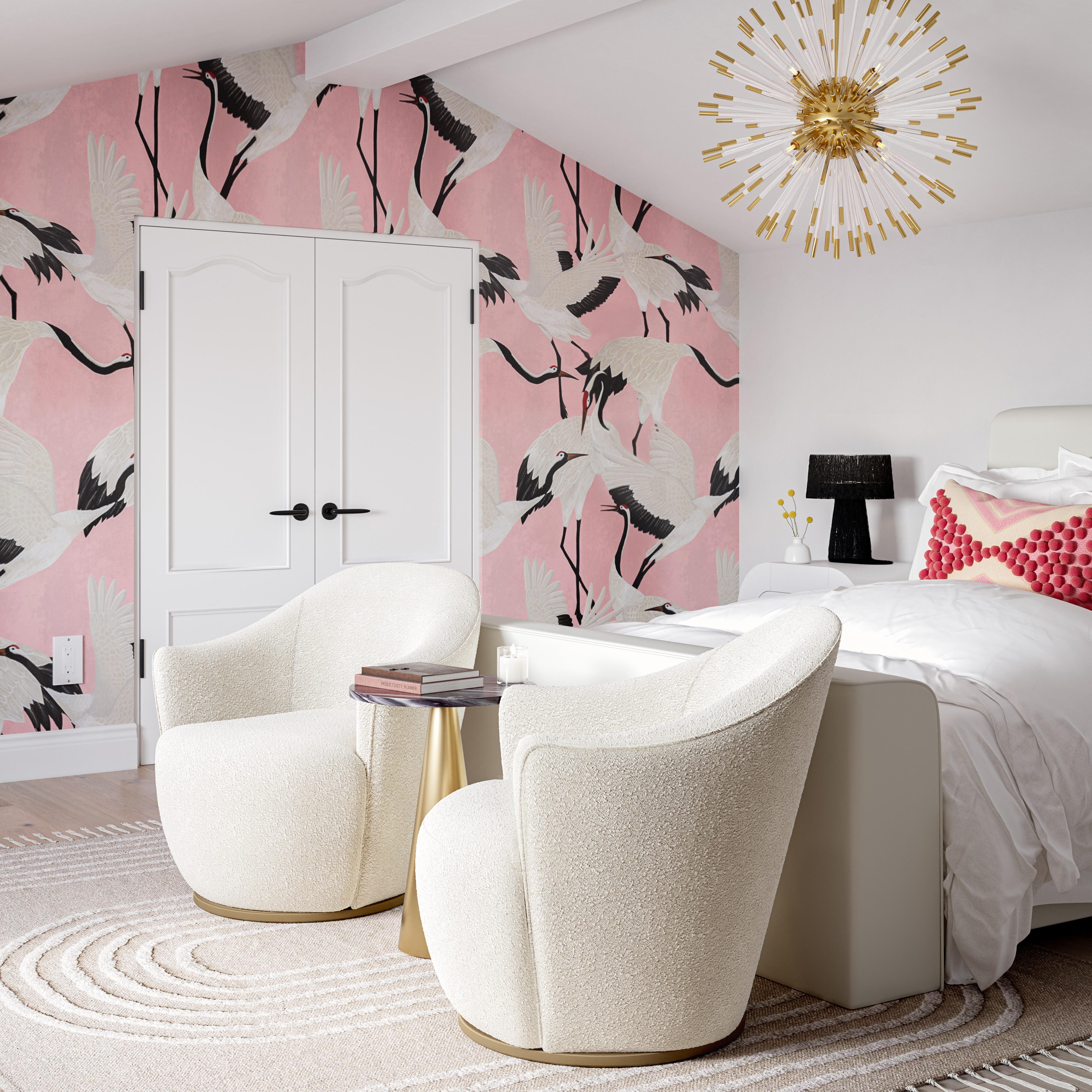 Click here for TOV Furniture Skyla Swivel Chair  Cream prices