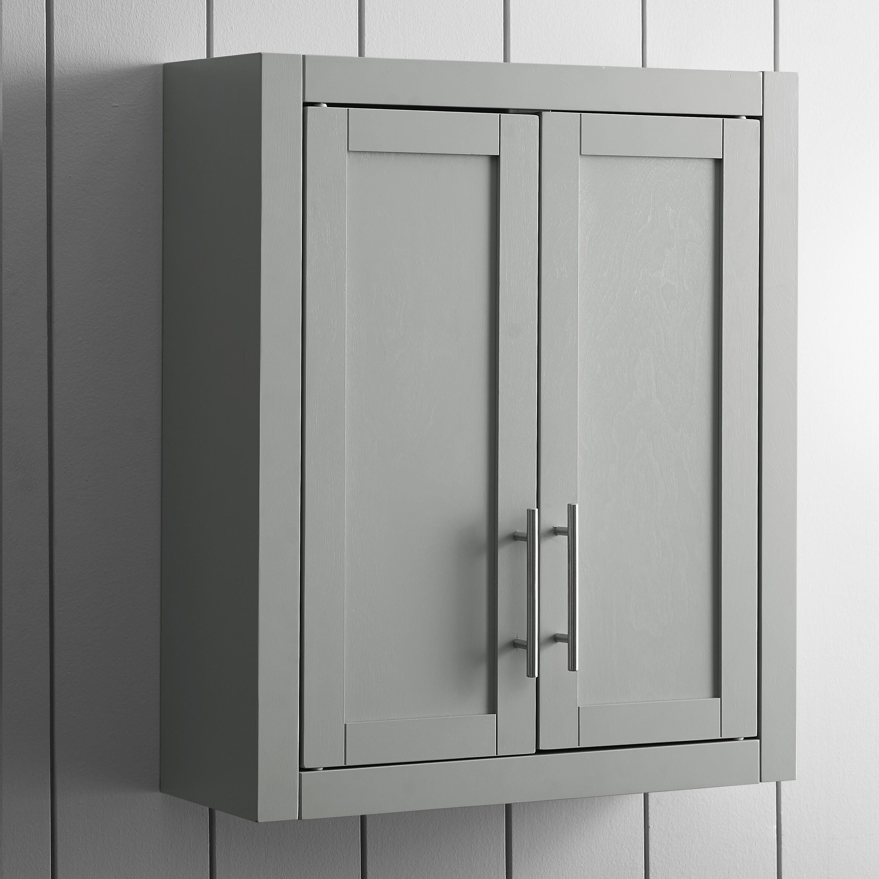 Click here for Crosley Savannah Wall Cabinet  Gray prices