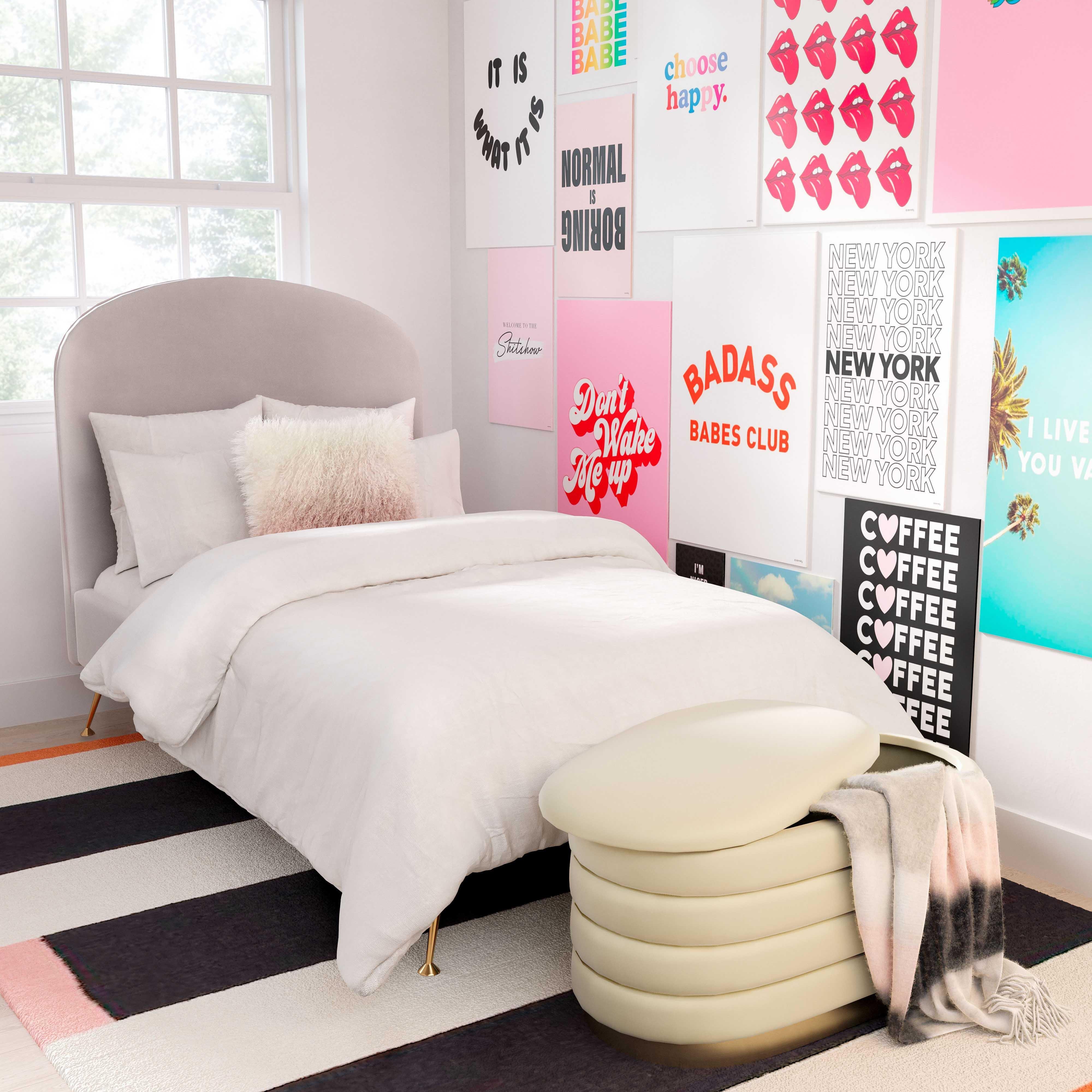 Click here for TOV Furniture Lillian Storage Bench  Cream prices