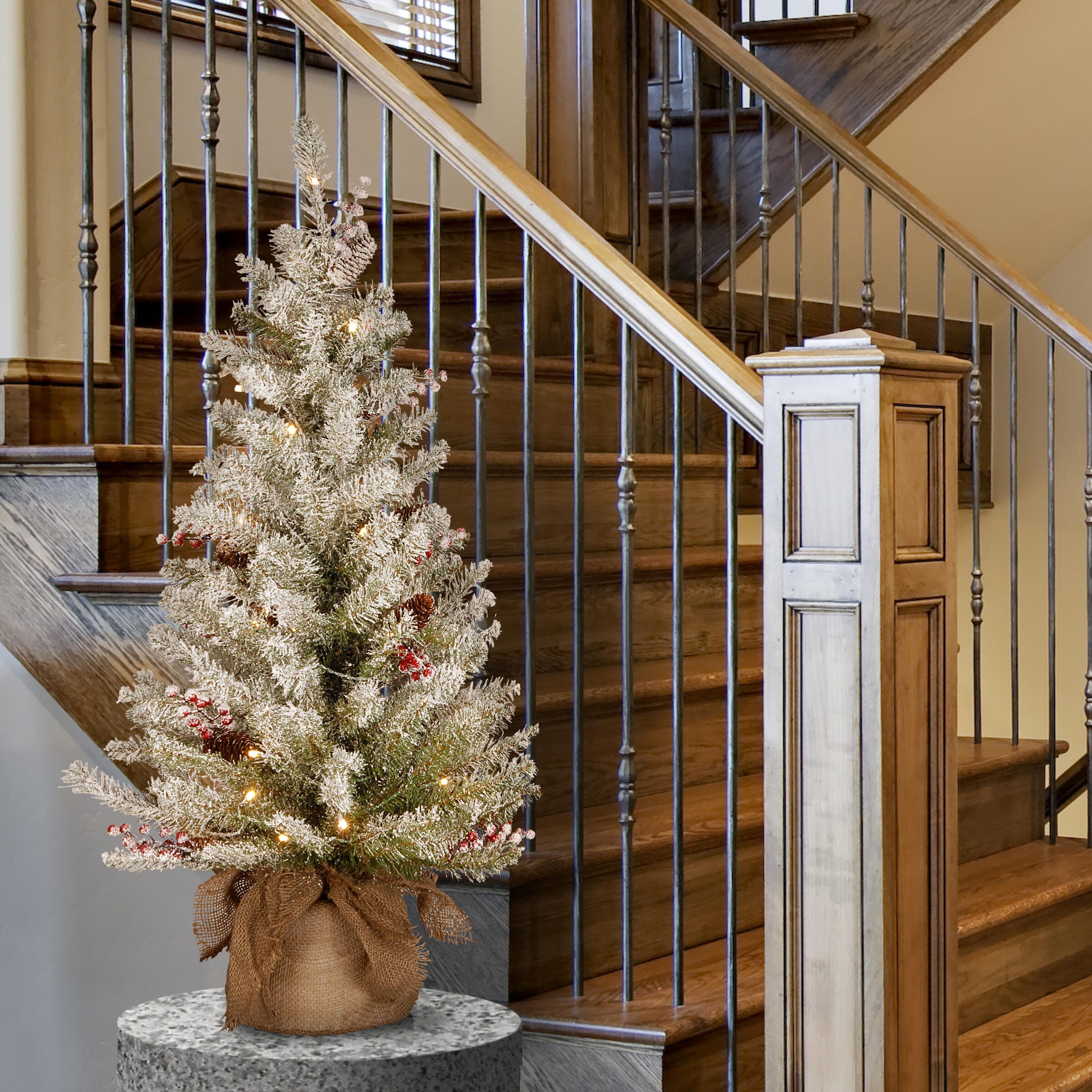 Click here for National Tree Company 3 ft. Dunhill Fir with Batte... prices