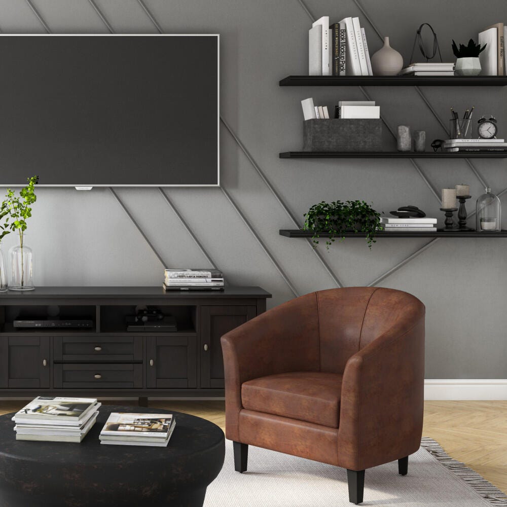 Click here for Austin Tub Chair  Saddle Brown prices