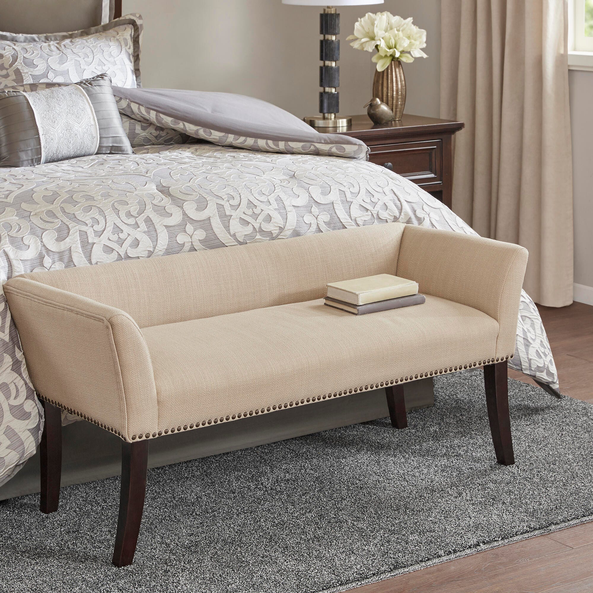 Click here for Madera Accent Bench  Cream prices
