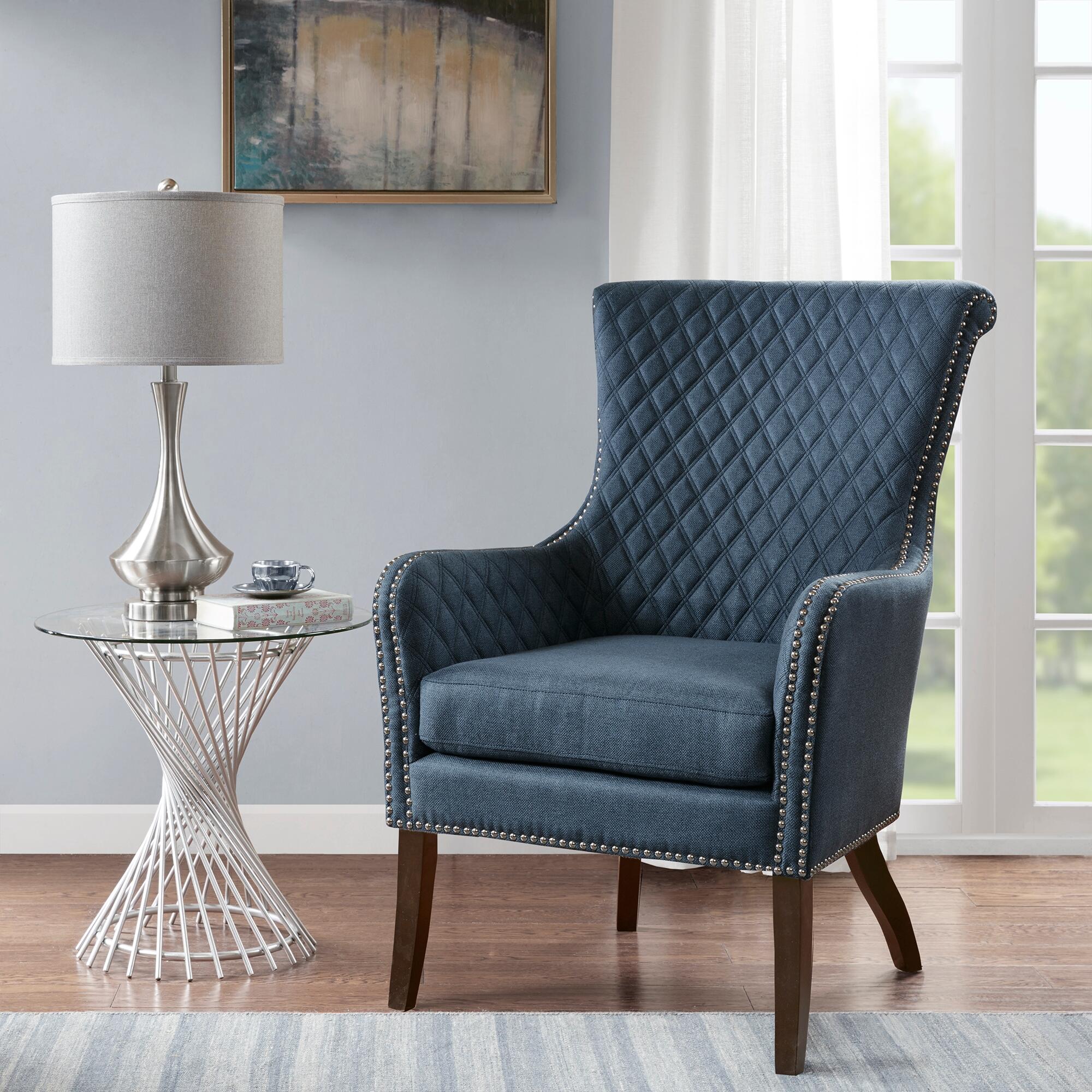 Click here for Kileen Accent Chair  Dark Blue prices