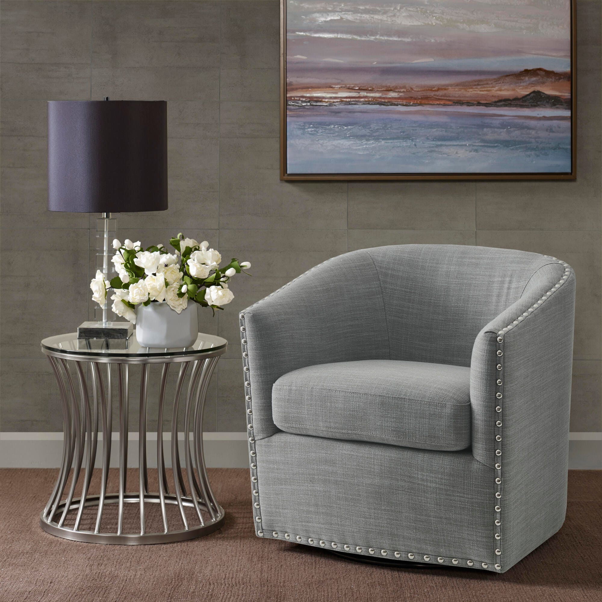 Click here for Sheldon Swivel  Gray prices