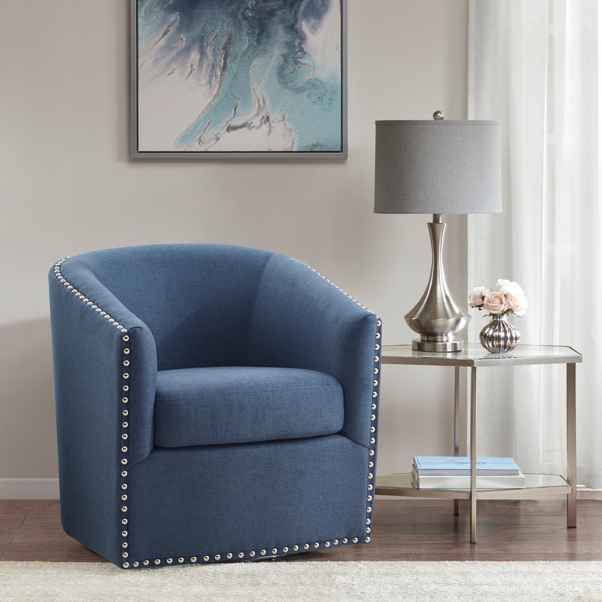 Click here for Sheldon Swivel Chair  Blue prices