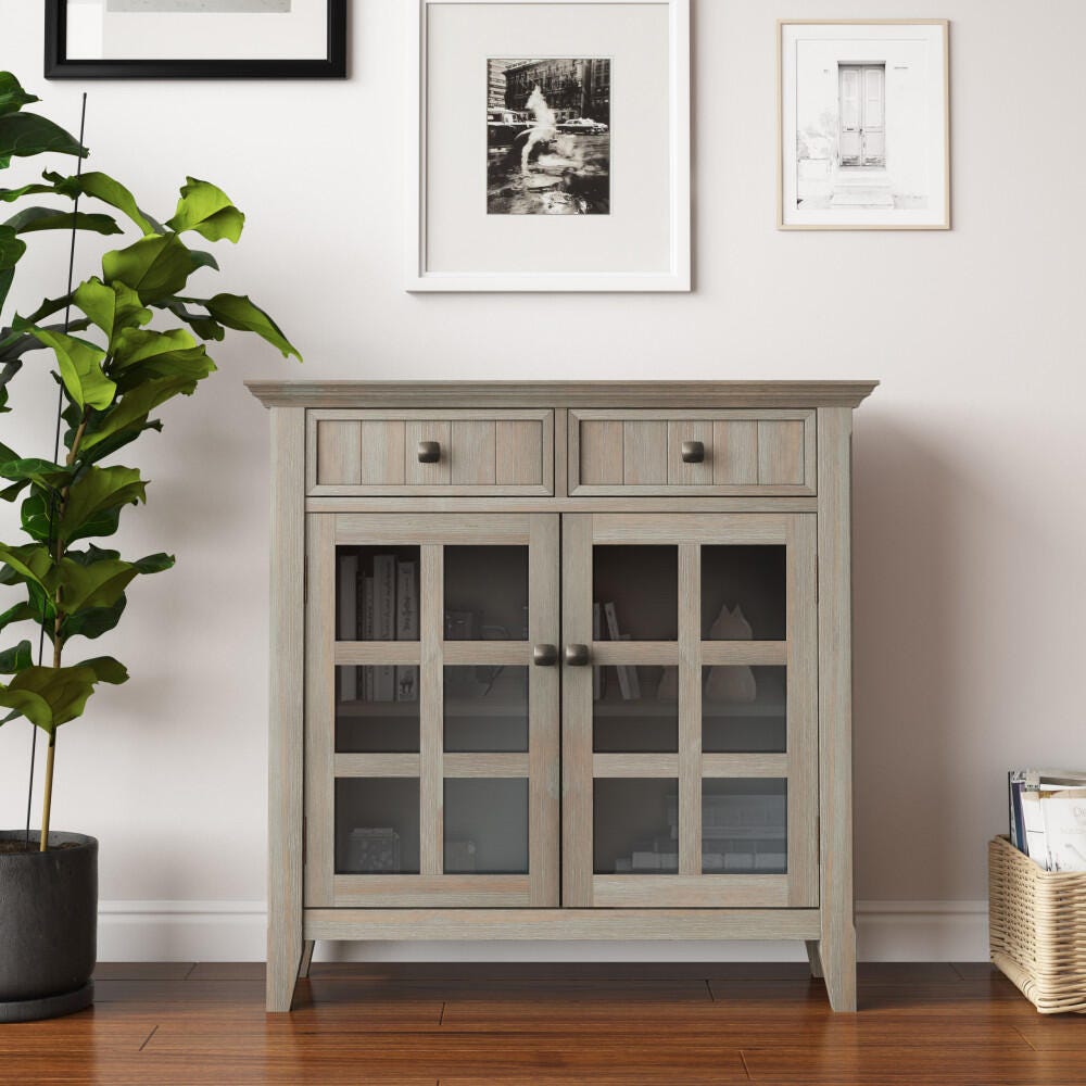 Click here for Acadian Entryway Hallway Storage Cabinet  Distress... prices