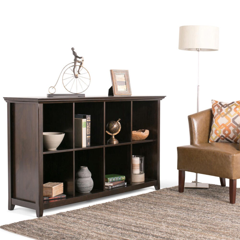 Click here for Simpli Home Amherst 8 Cube Bookcase Storage Sofa T... prices
