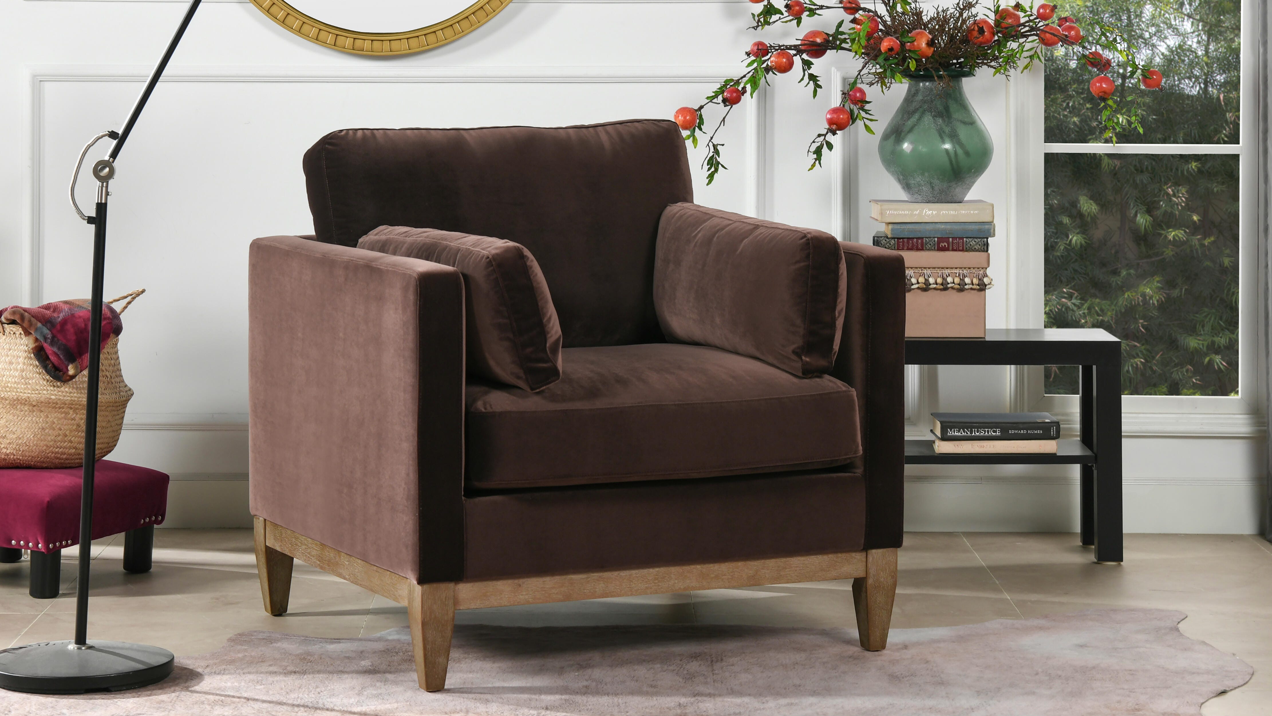 Click here for Jennifer Taylor Home Knox Arm Chair  Deep Brown prices