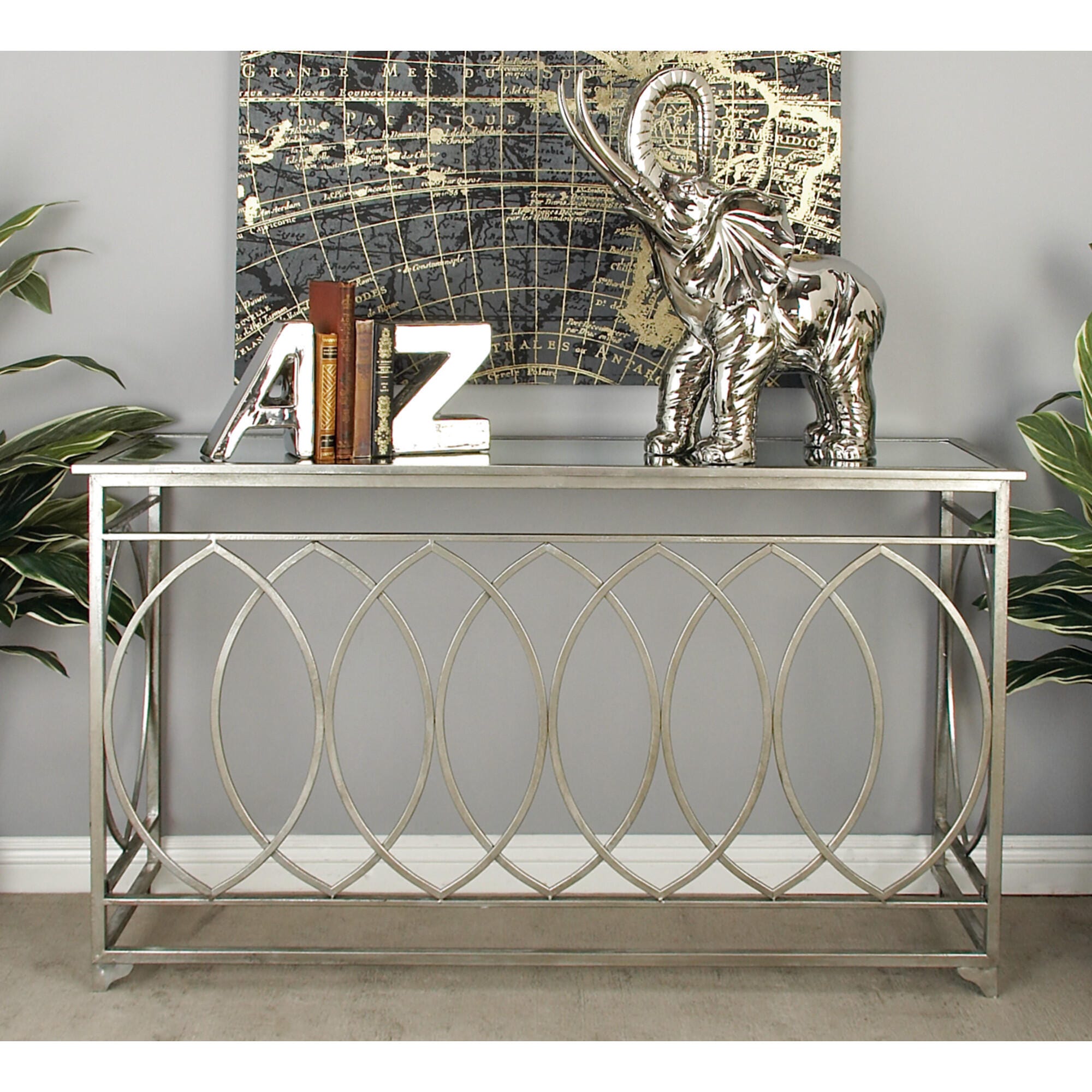 Click here for Geometric Console Table  Silver prices