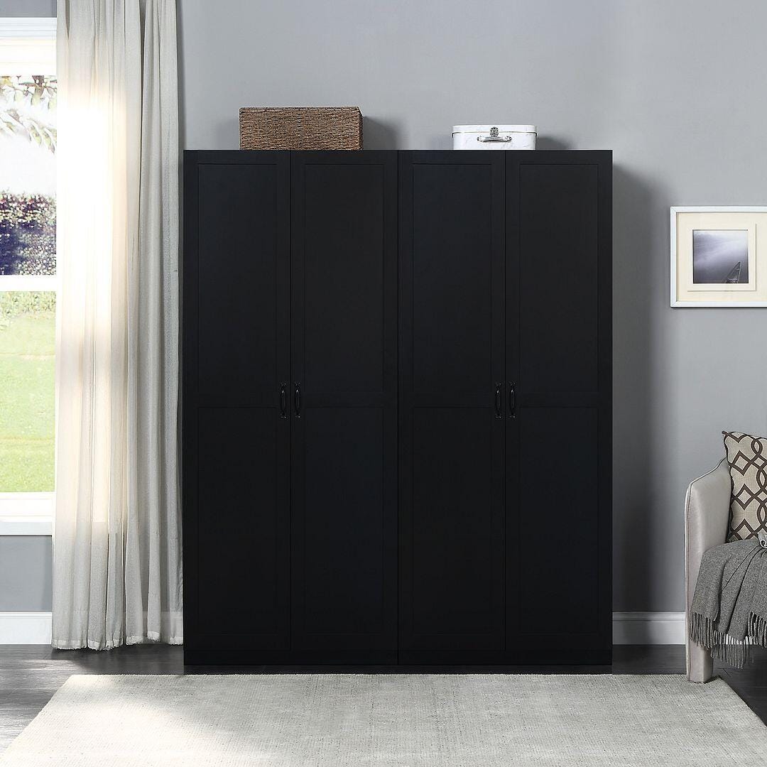 Click here for Hopkins Storage Closet with 7 Shelves in Black (Se... prices