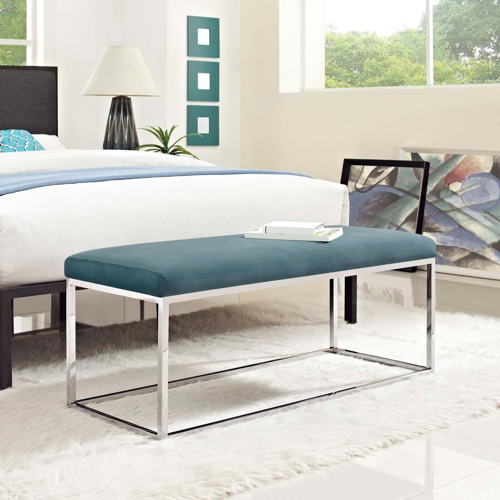 Click here for Modway Anticipate Bench  Sea Blue prices