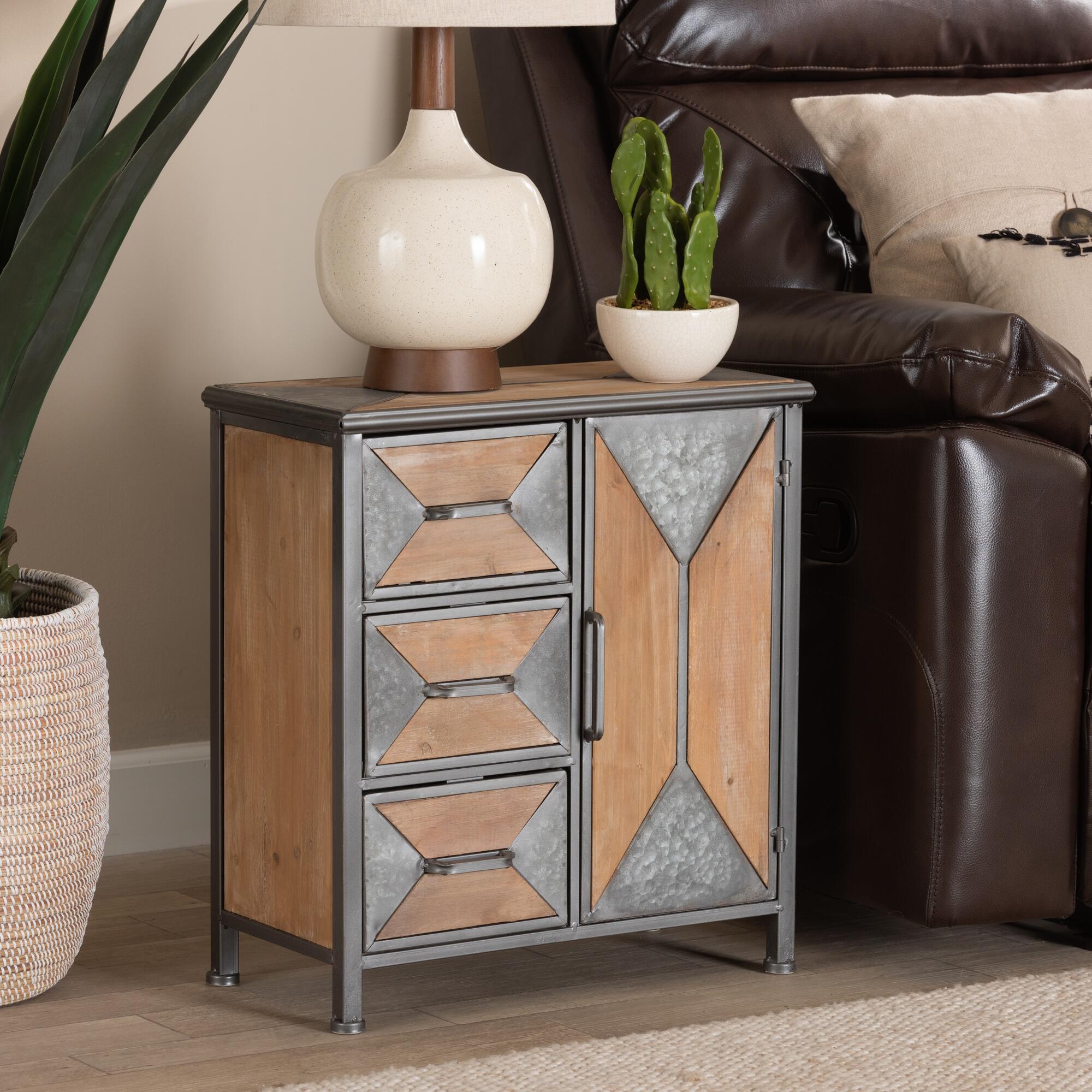 Click here for Baxton Studio Laurel Wood 3-Drawer Storage Cabinet... prices