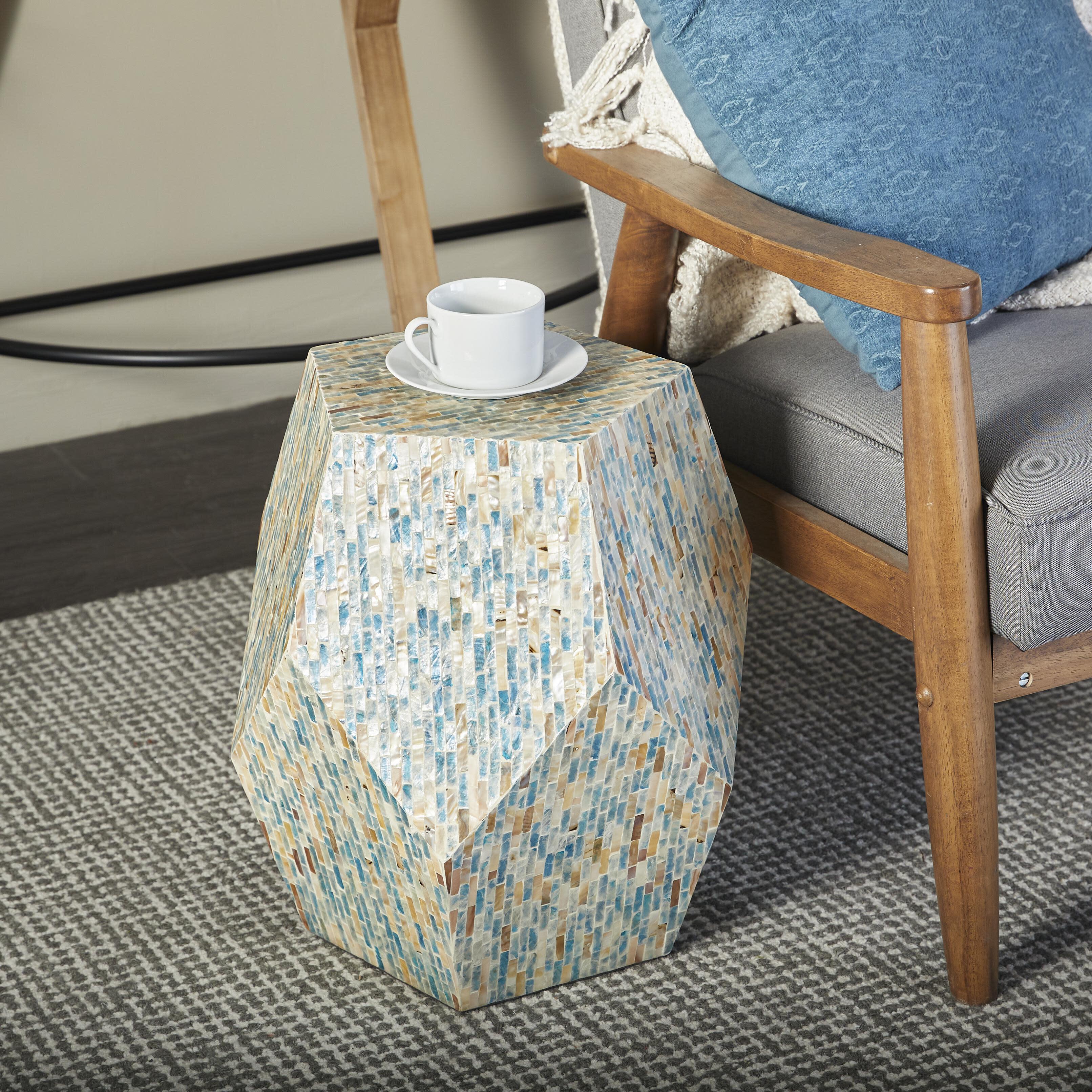 Click here for Bayberry Lane Geometric Side Table  Multi prices