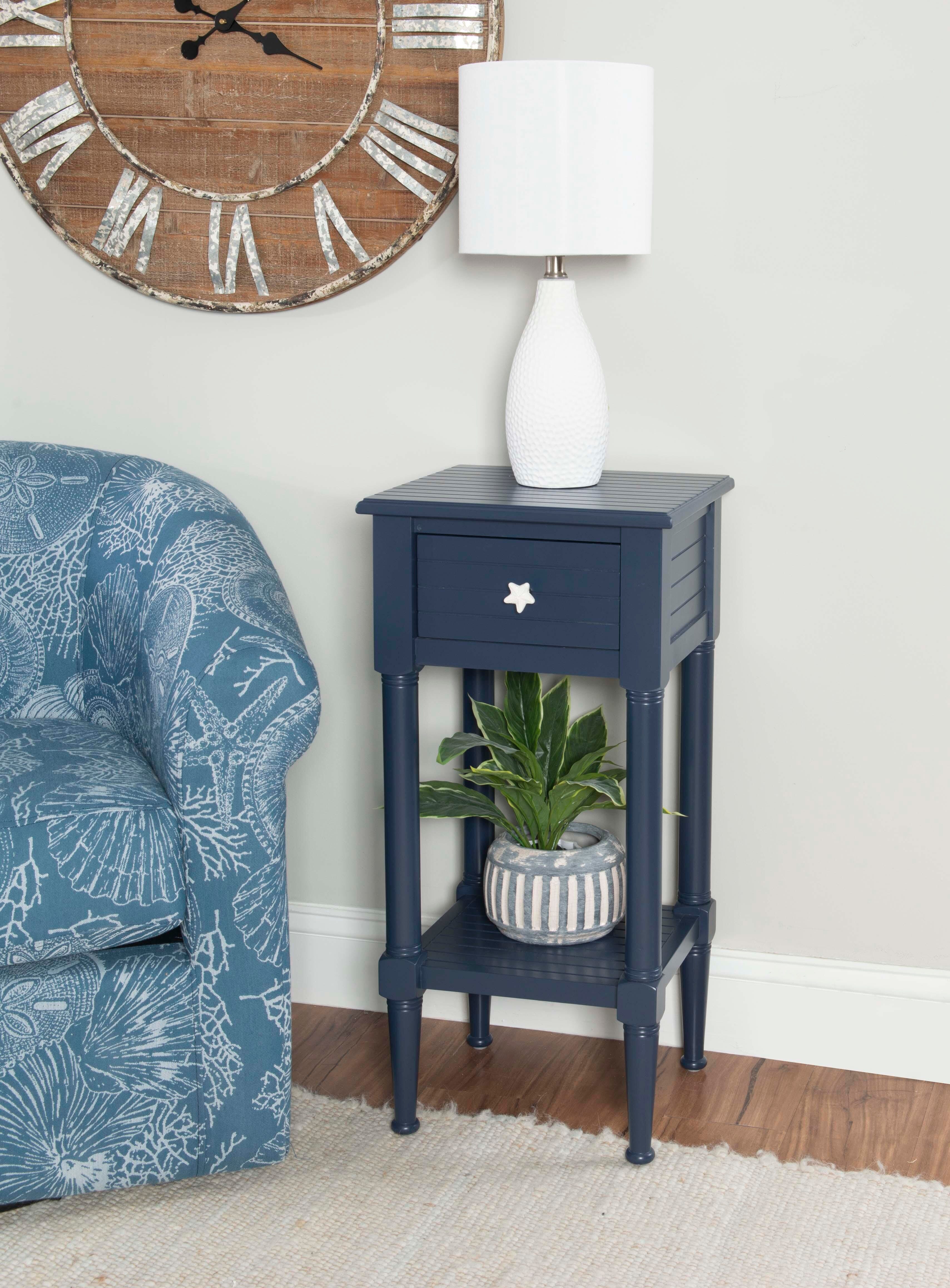 Click here for Linon Grayton End Table  Navy Blue prices