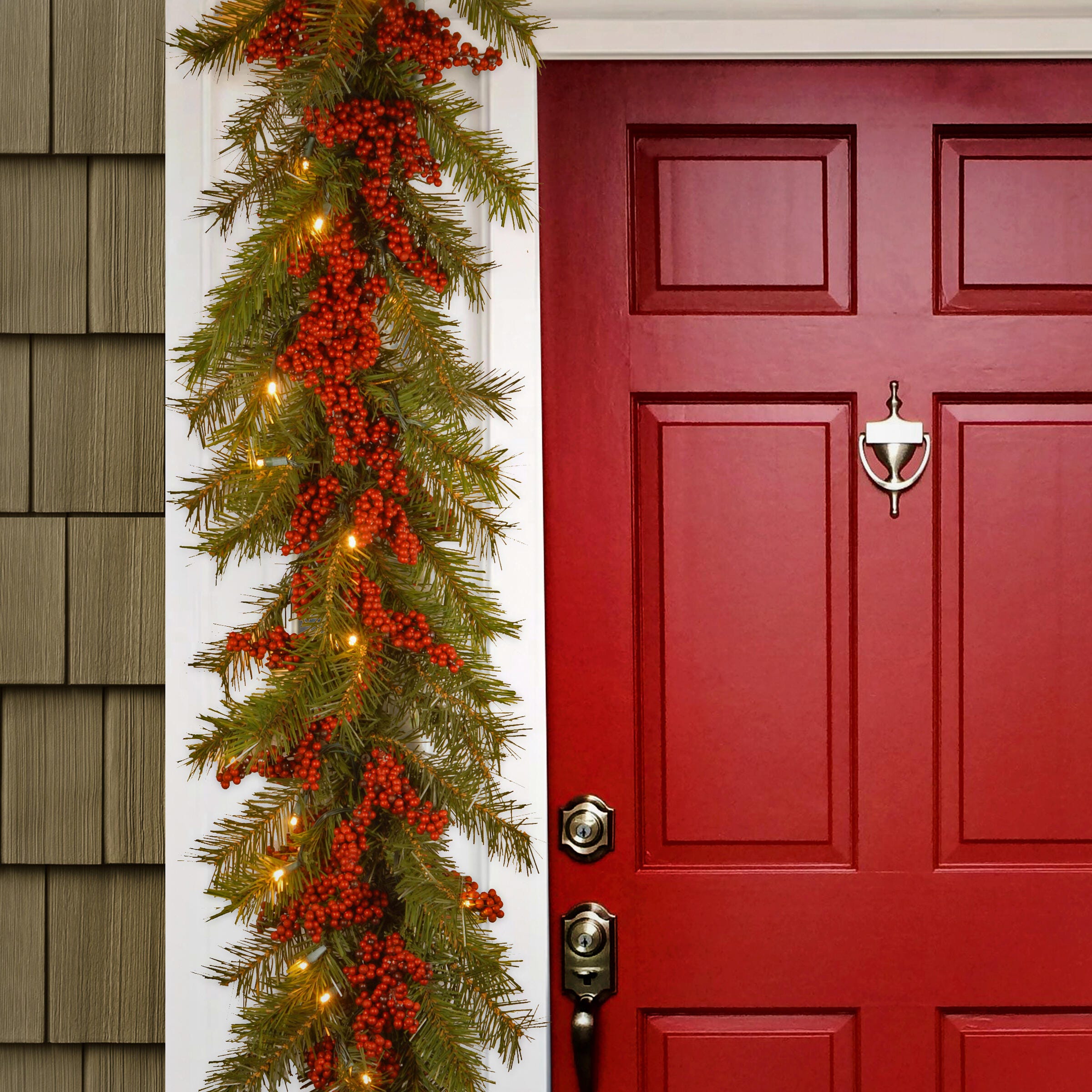 Click here for National Tree Company Valley Pine Garland  Green prices