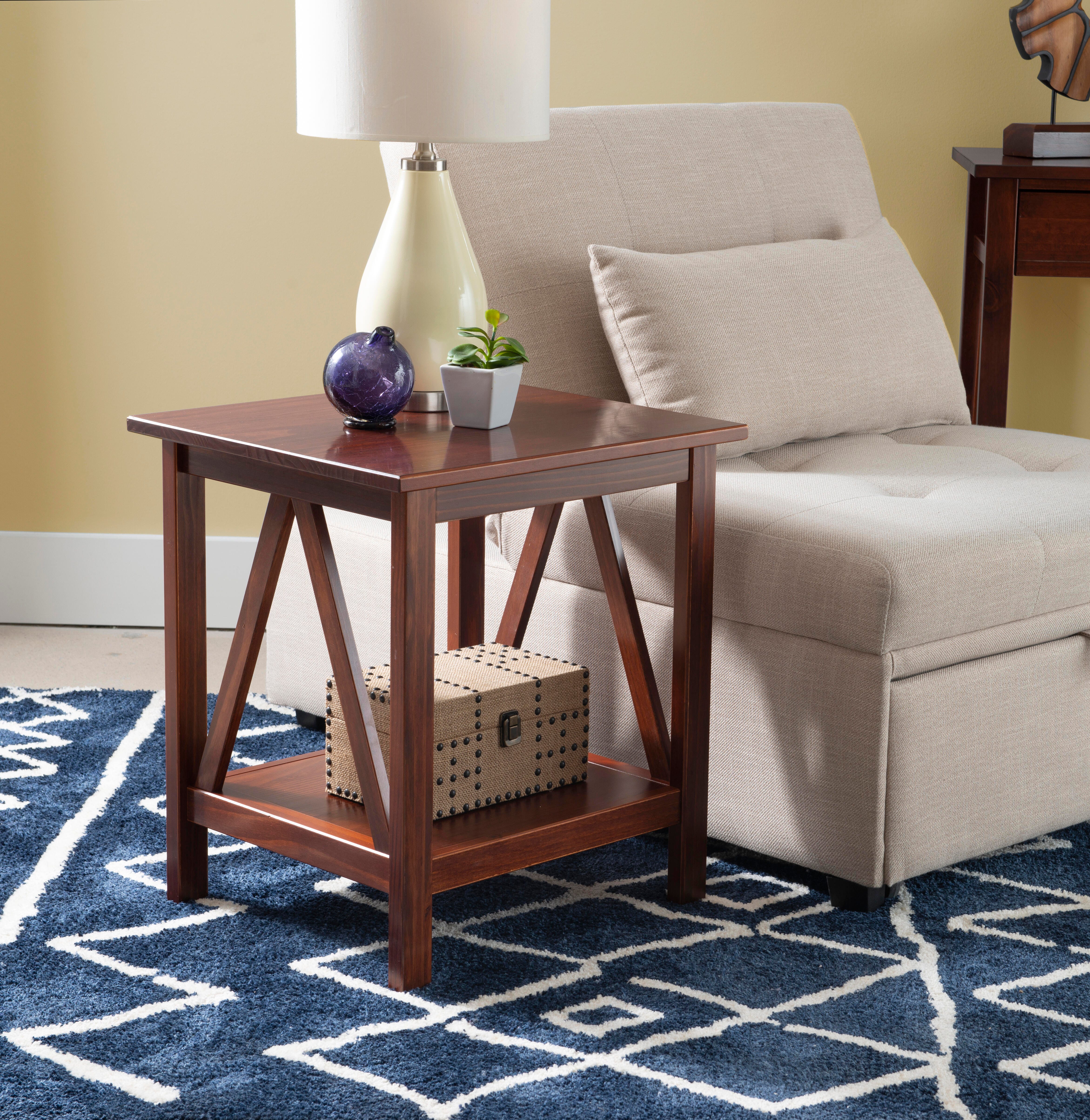 Click here for Linon Titian End Table  Antique Tobacco prices