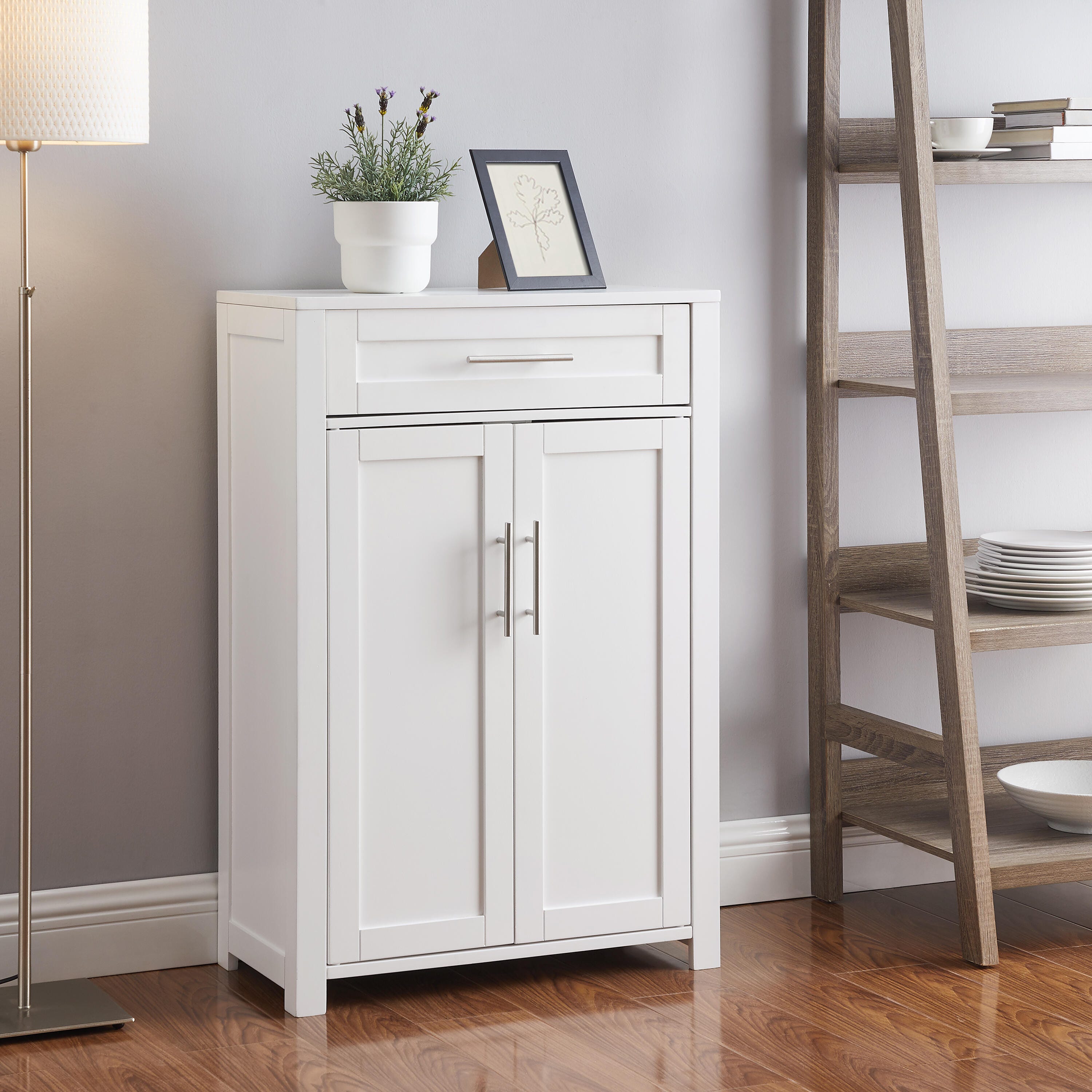 Click here for Crosley Furniture Savannah Storage Cabinet  White prices