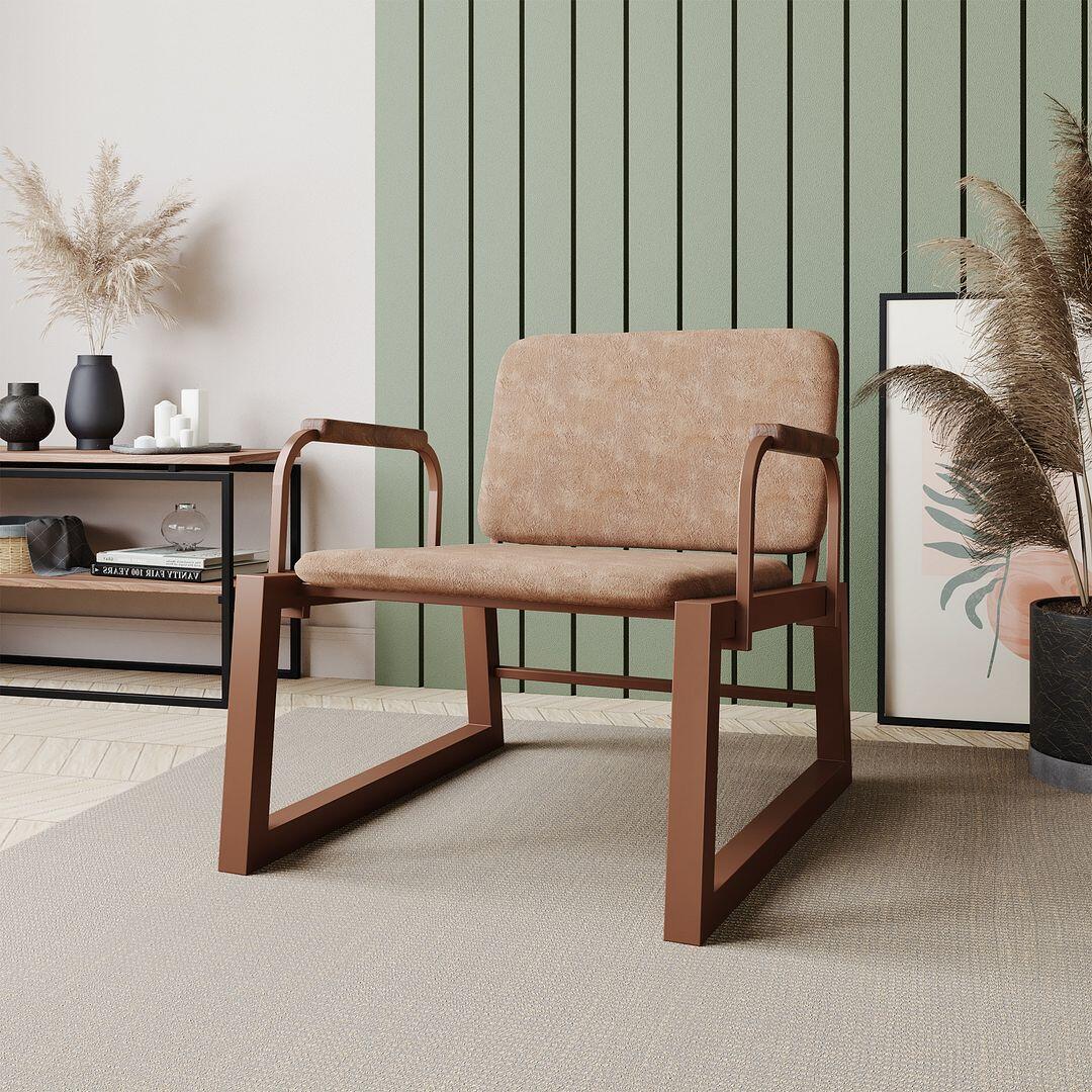 Click here for Manhattan Comfort Whythe Accent Chair  Corten prices