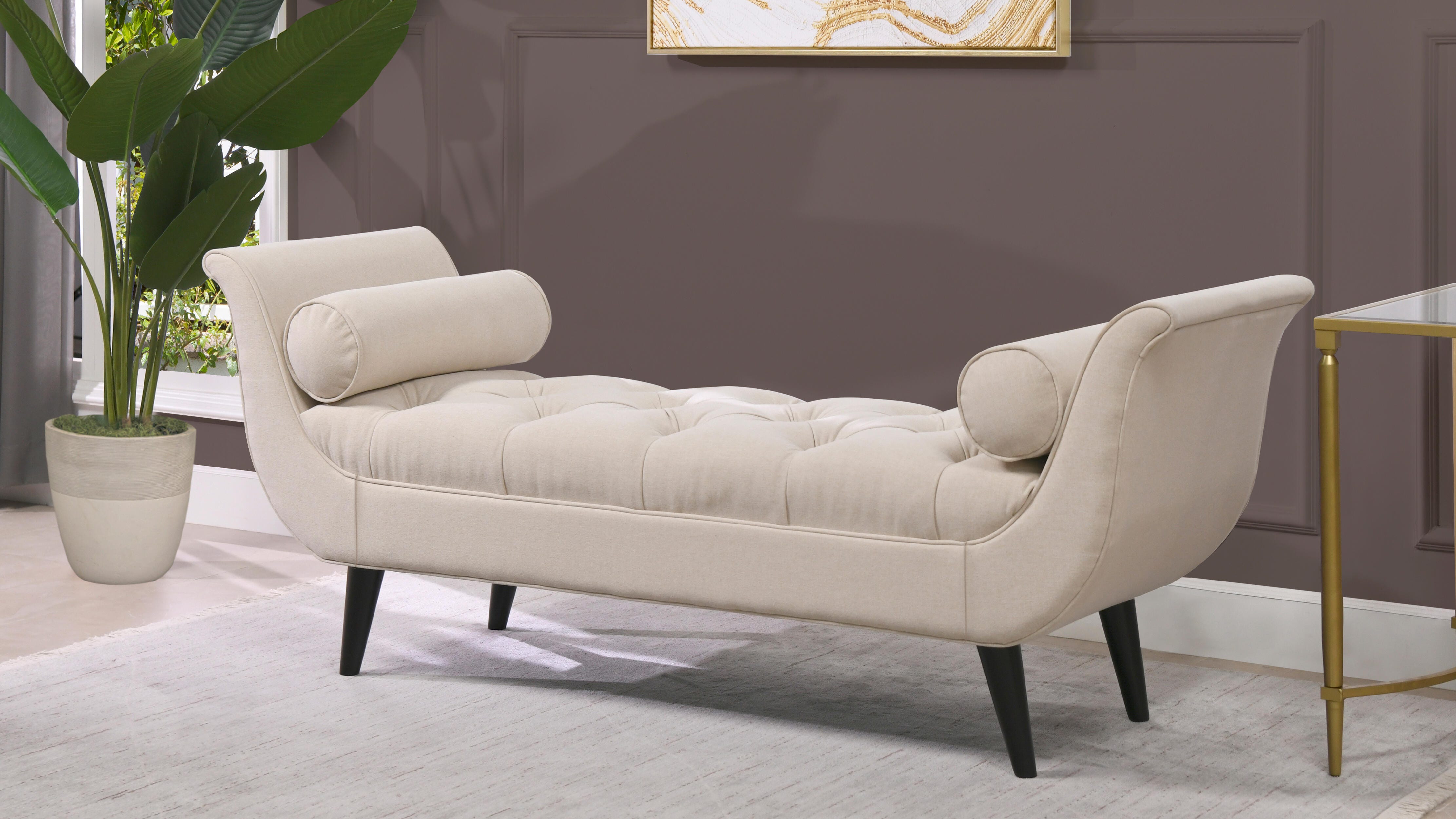 Click here for Jennifer Taylor Home Alma Tufted Flared Arm Entryw... prices