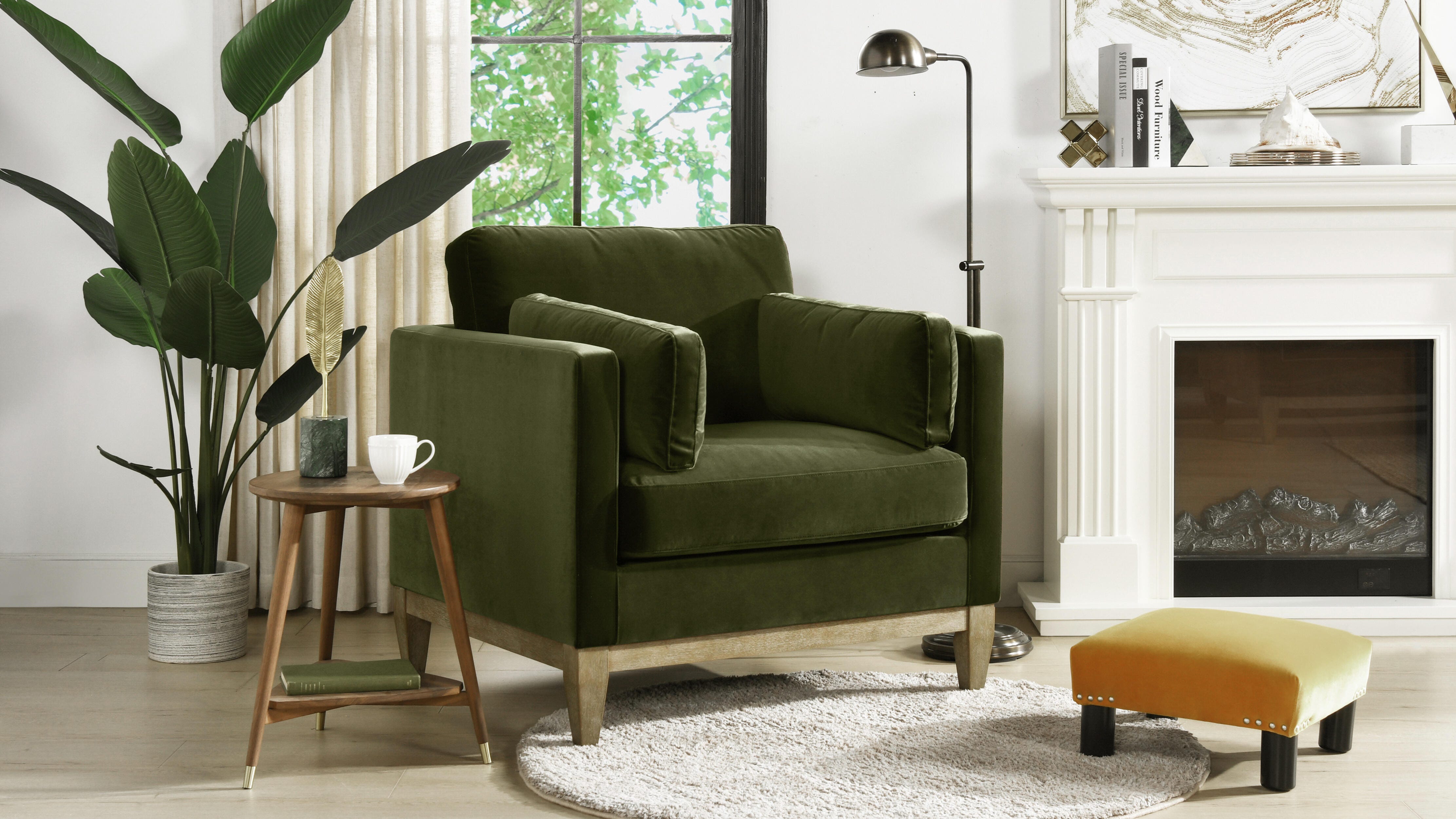 Click here for Jennifer Taylor Home Knox Arm Chair  Olive Green prices