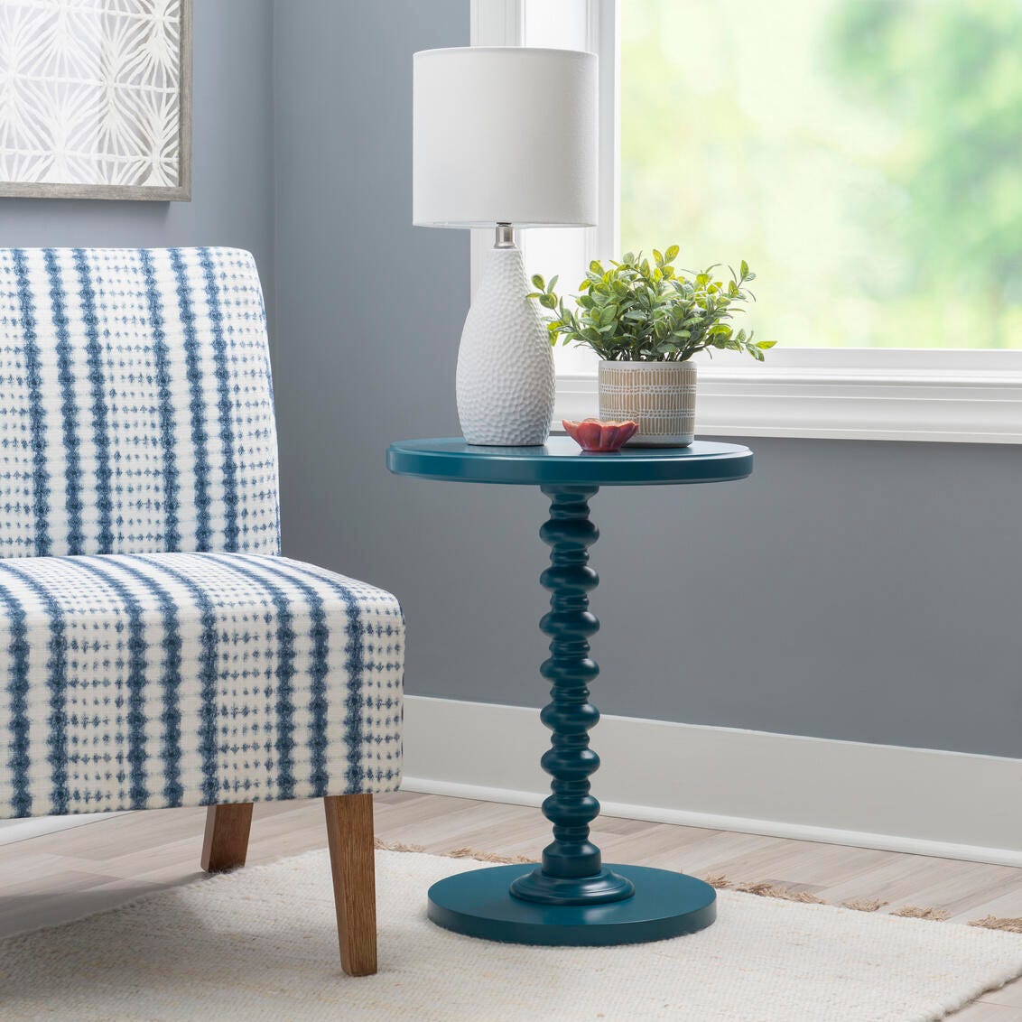 Click here for Linon Elina Side Table  Teal prices