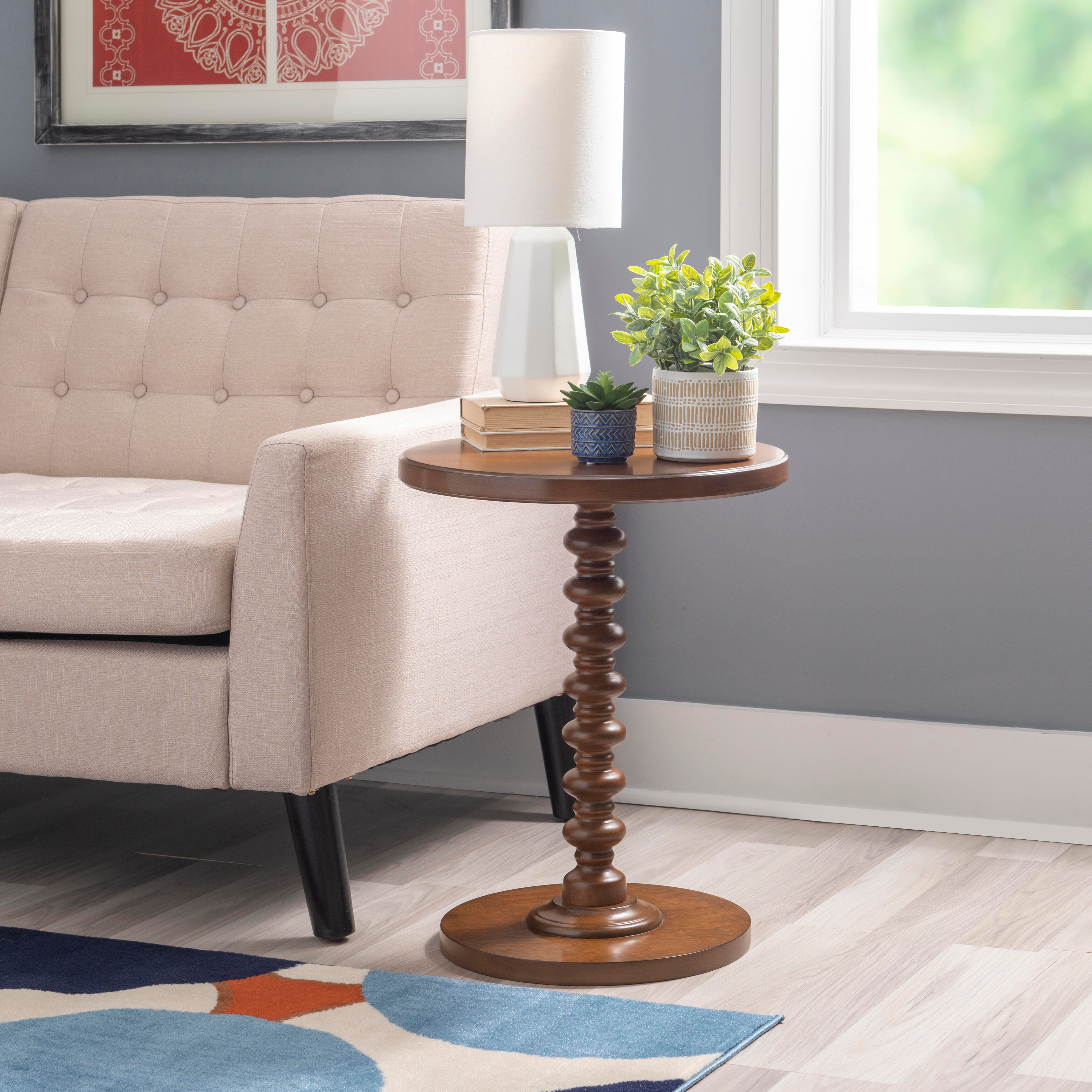 Click here for Linon Elina Side Table  Hazelnut prices