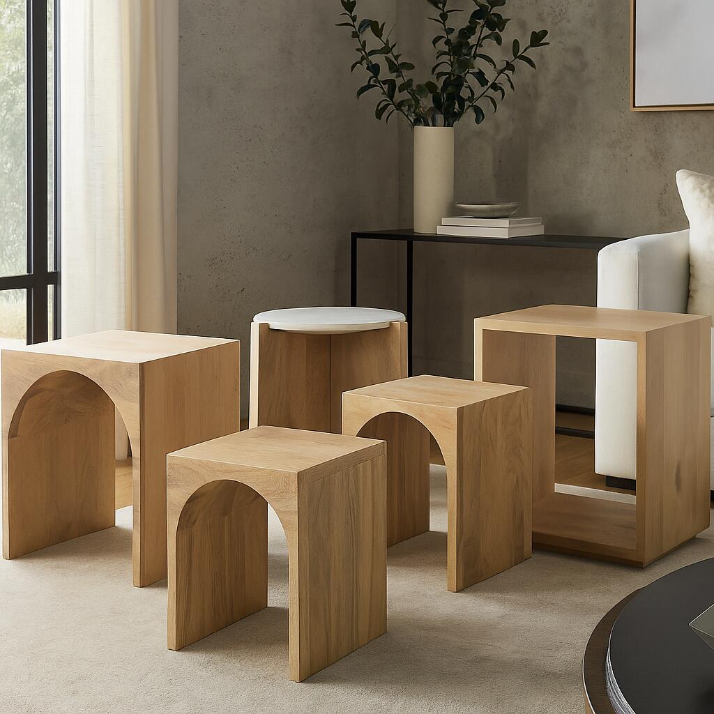 Click here for Mercana Bianca Accent Table  Brown prices