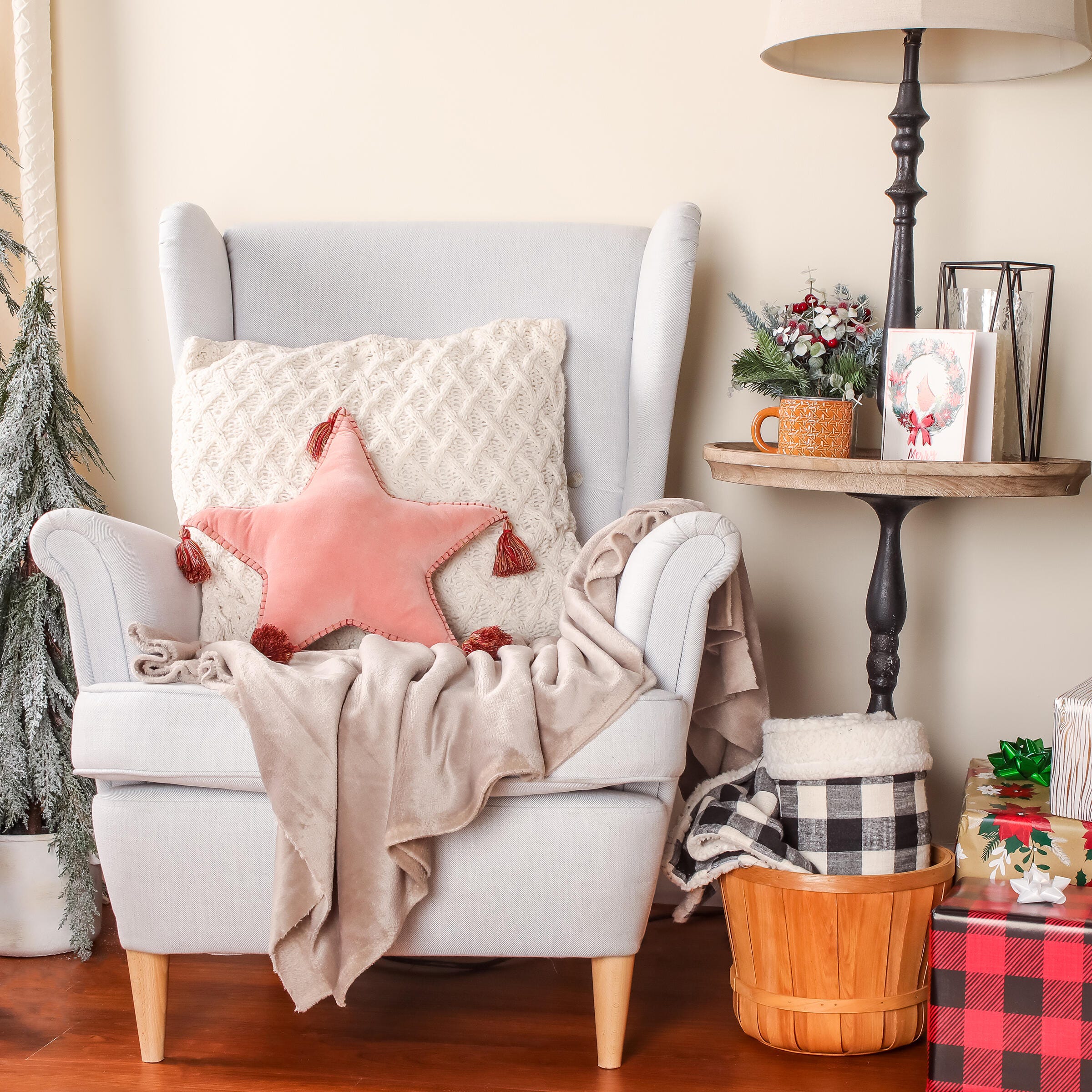 Click here for HGTV Home Collection Star Shape Pillow  Pink prices