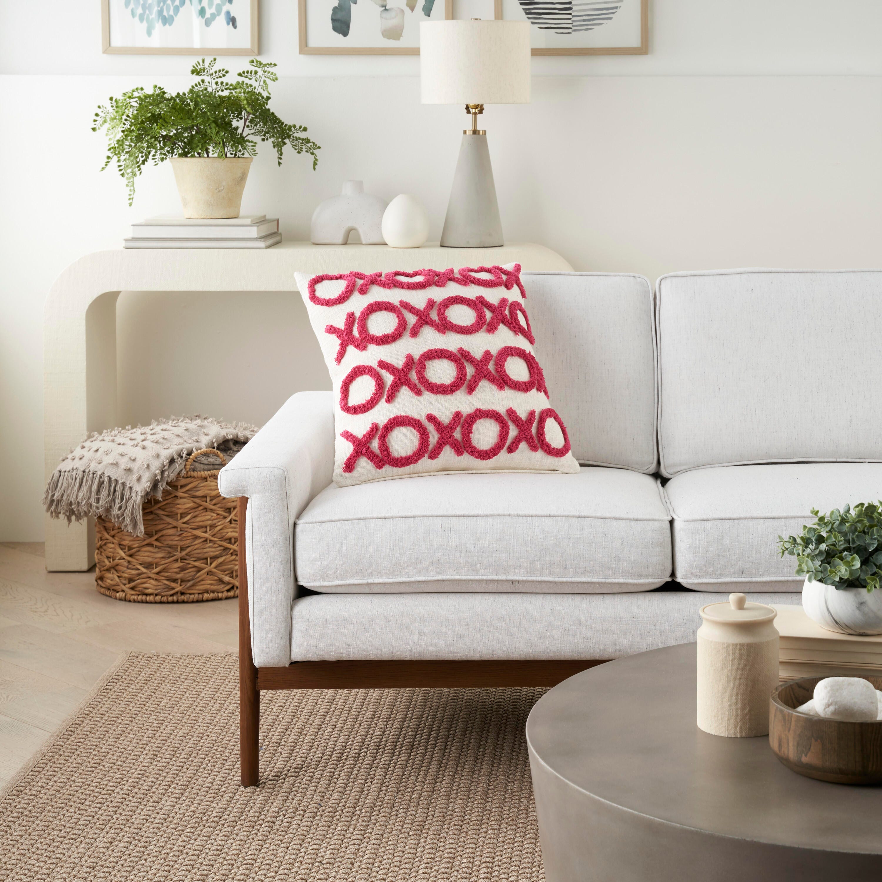 Click here for Mina Victory Tufted XOXO Indoor Throw Pillow  Hot... prices