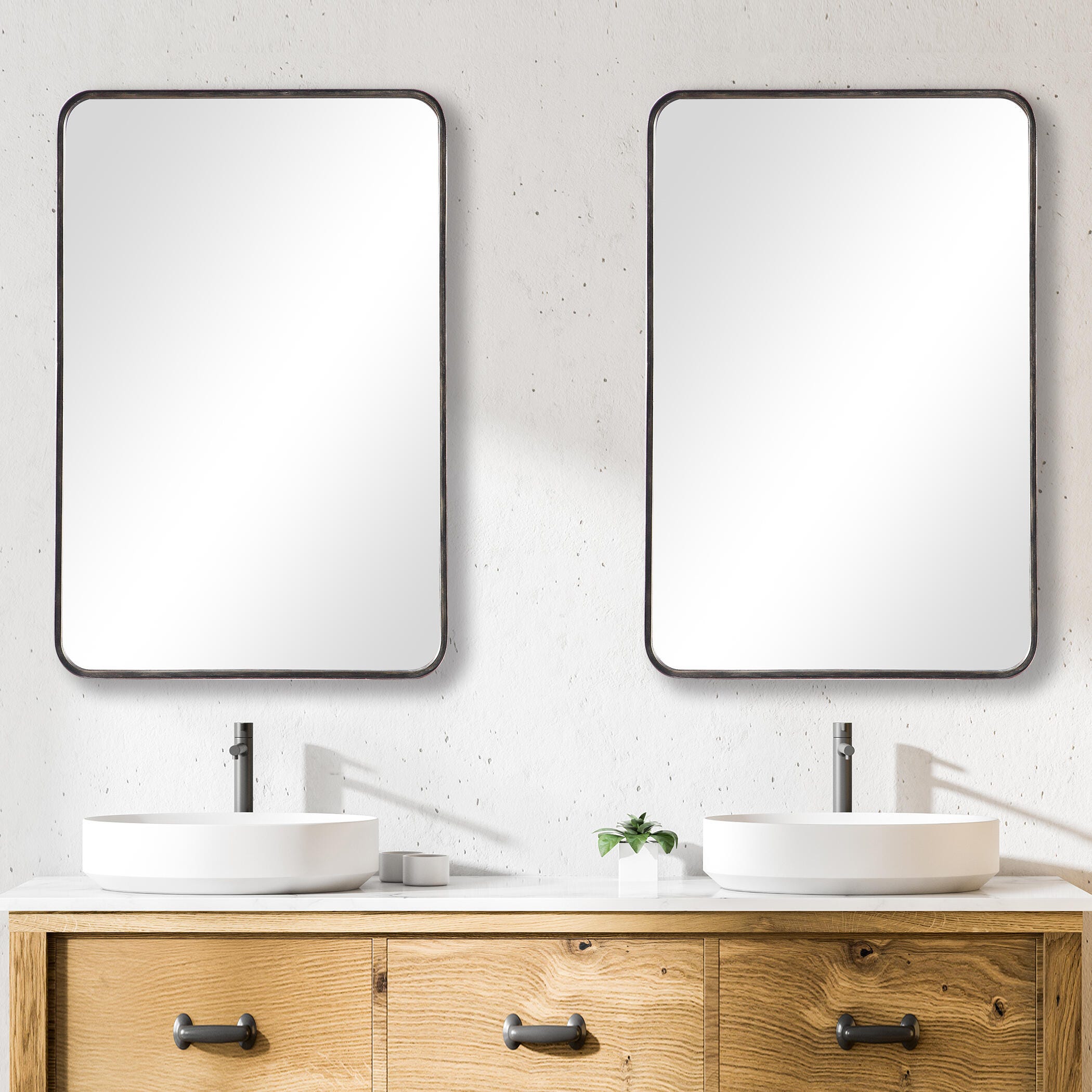 Click here for Exalted Living Modern Vanity Mirror  Black prices