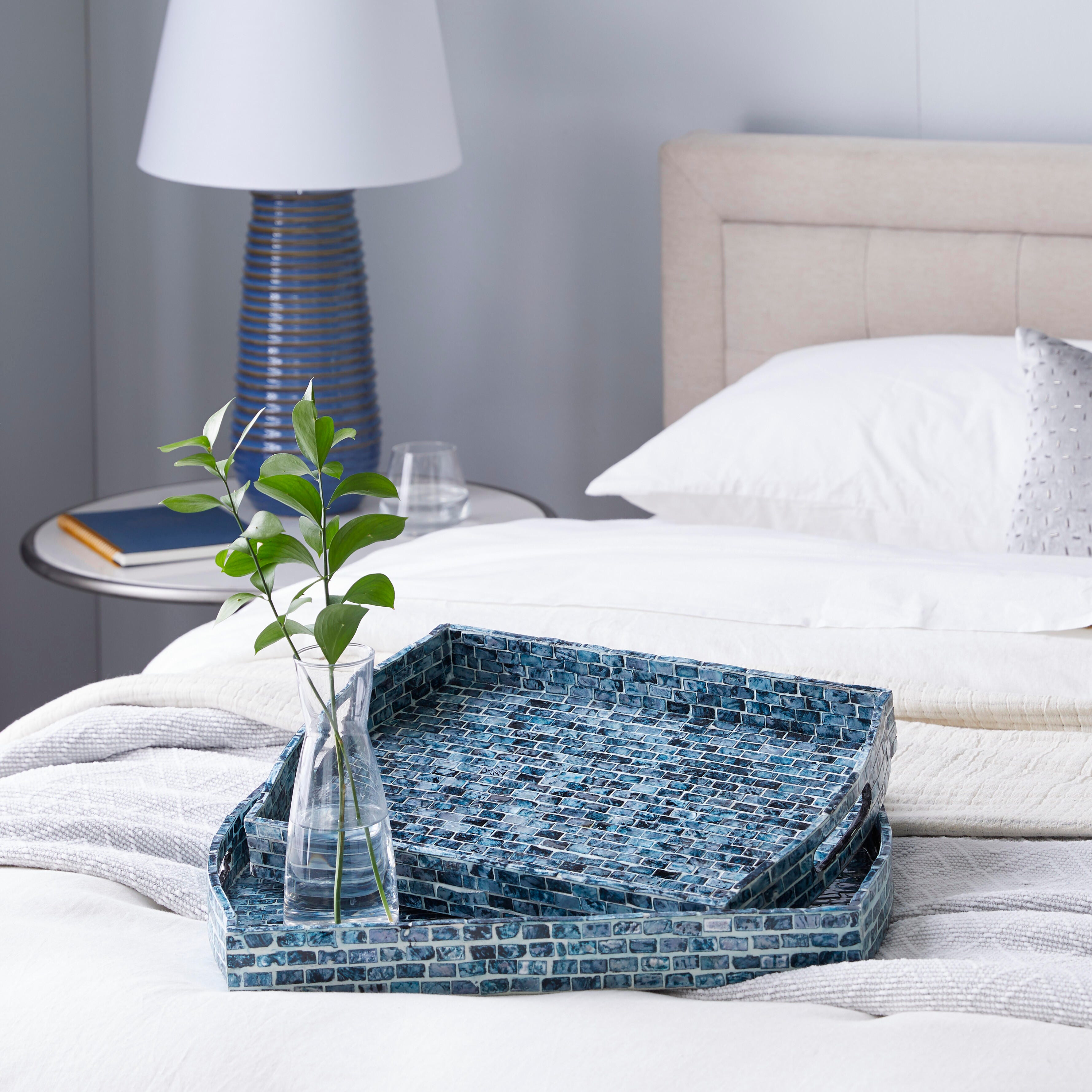 Click here for Bayberry Lane Tray with Slot Handles (Set of 2)  B... prices