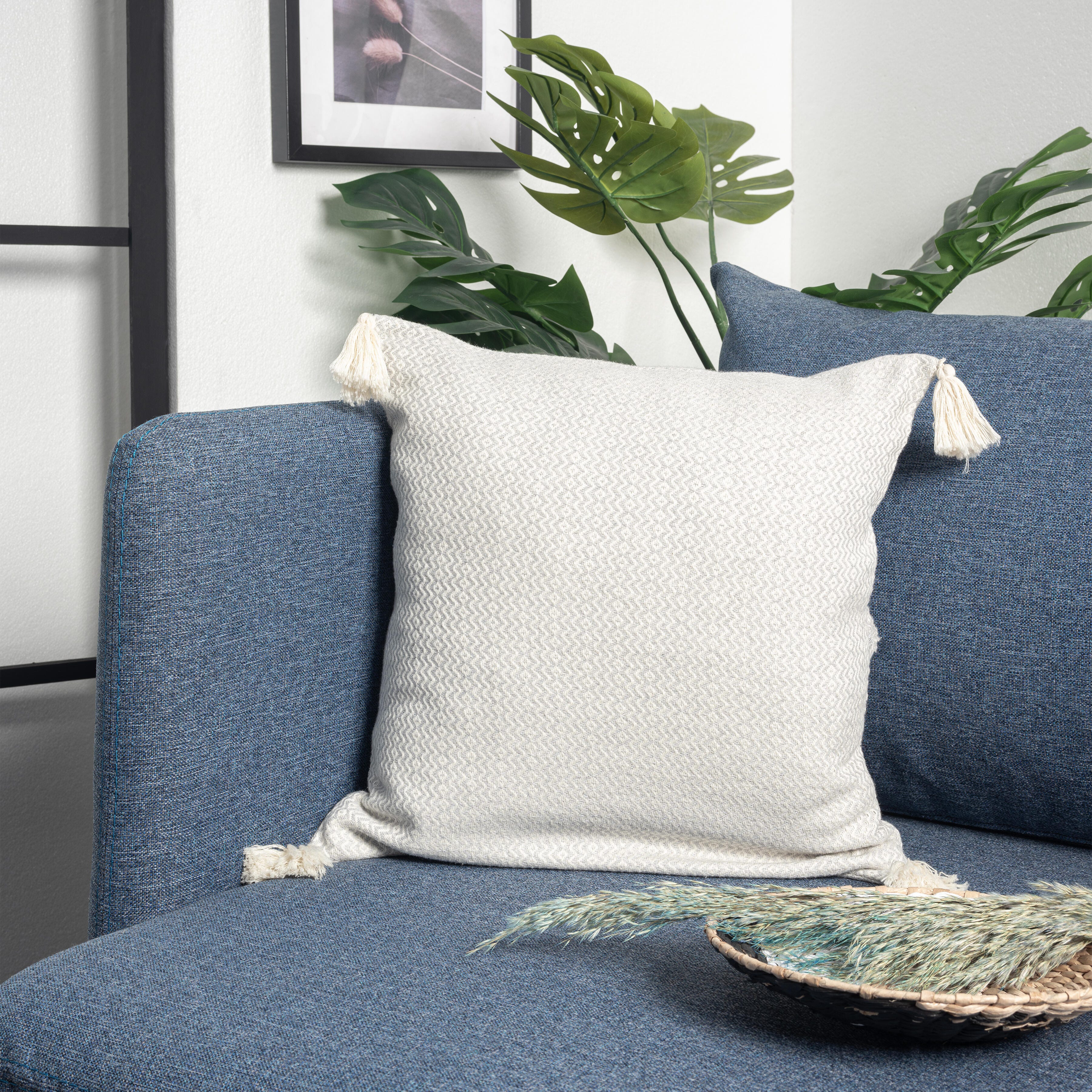 Click here for Suvii Home Ruby Decorative Throw Pillow  Light Gra... prices