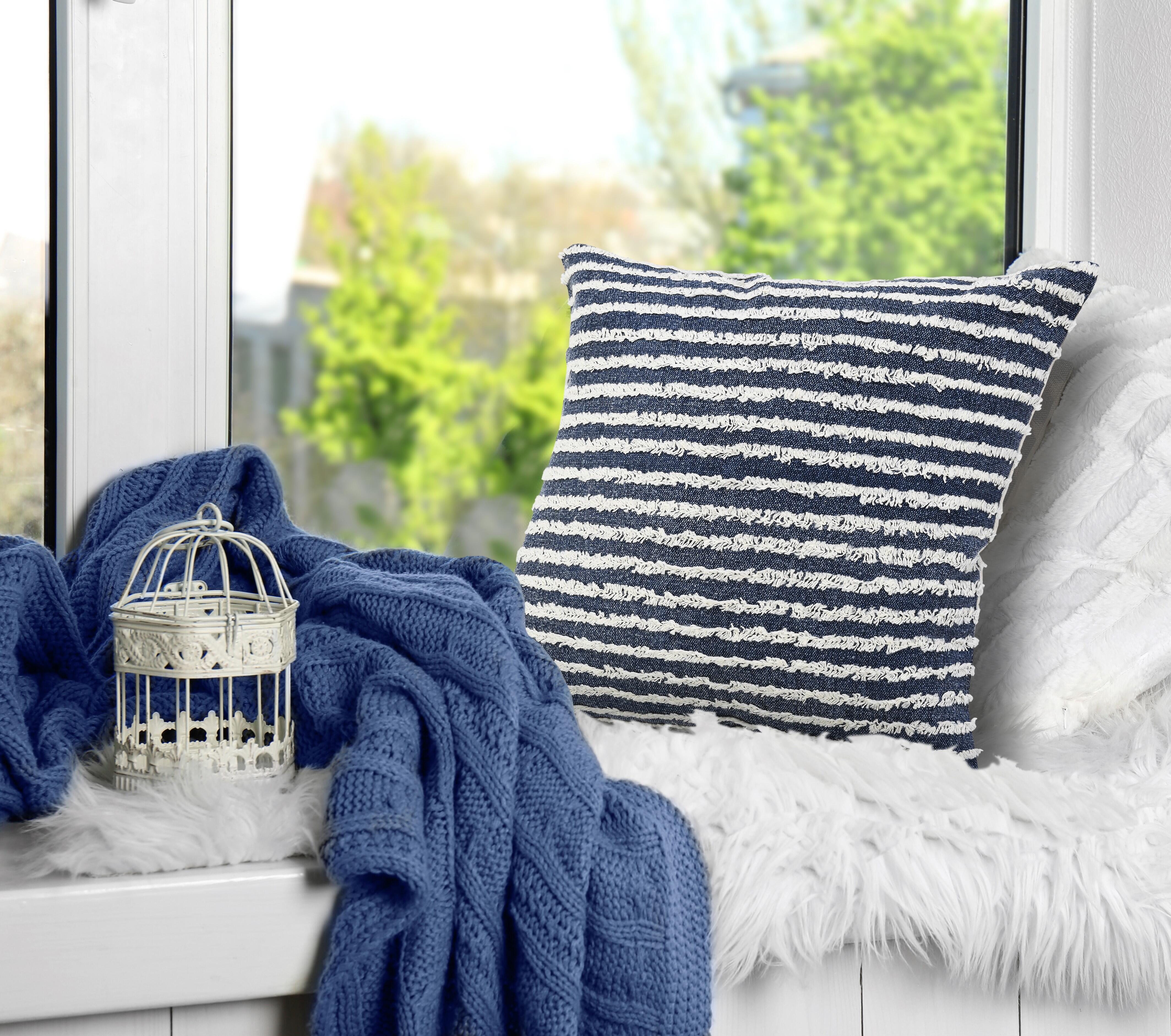 Click here for Suvii Home Yana Decorative Throw Pillow  Ensign Bl... prices